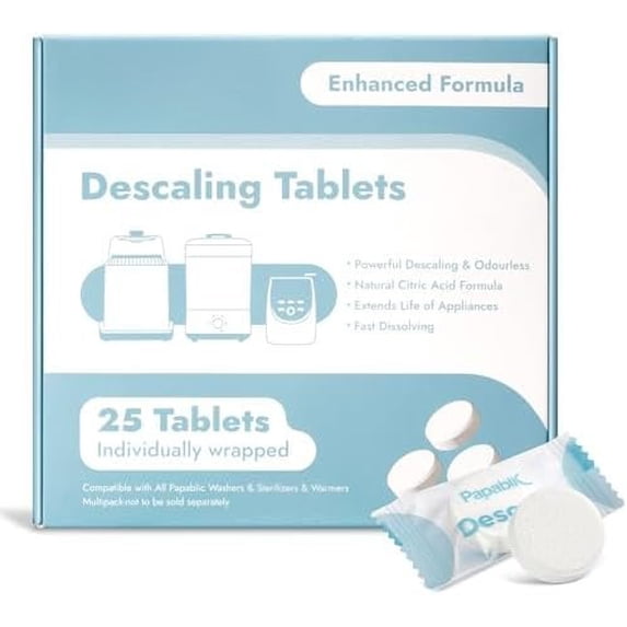 Descaling Tablets, 25 Count - Compatible with Brezza, , Bottle Washer ...
