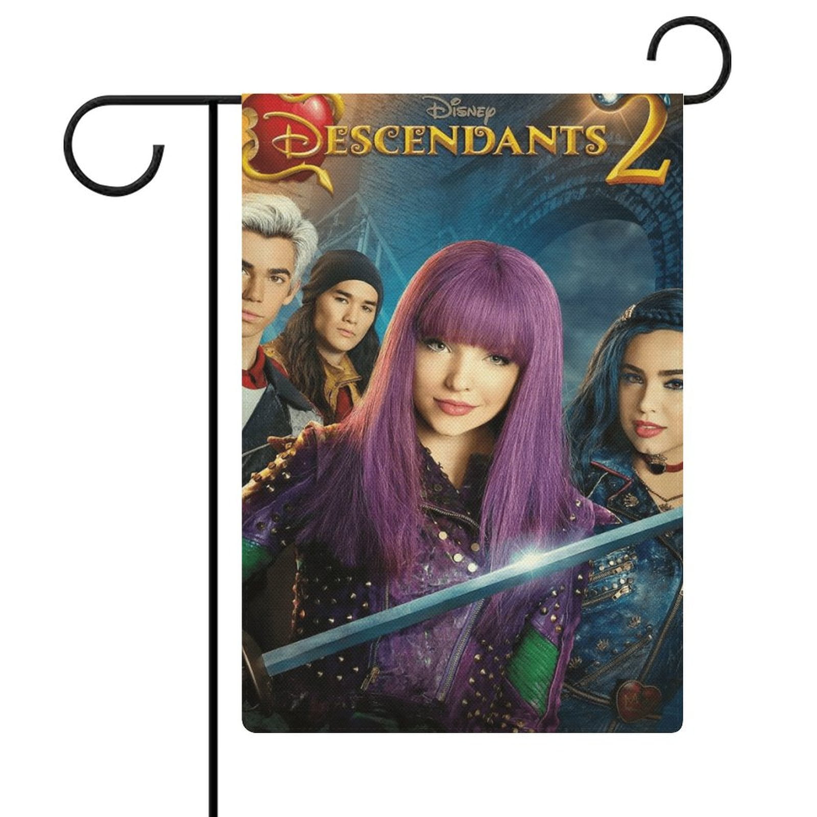 Descendants 12 X 18 Inch Garden Banner - Double-Sided House Outdoor ...