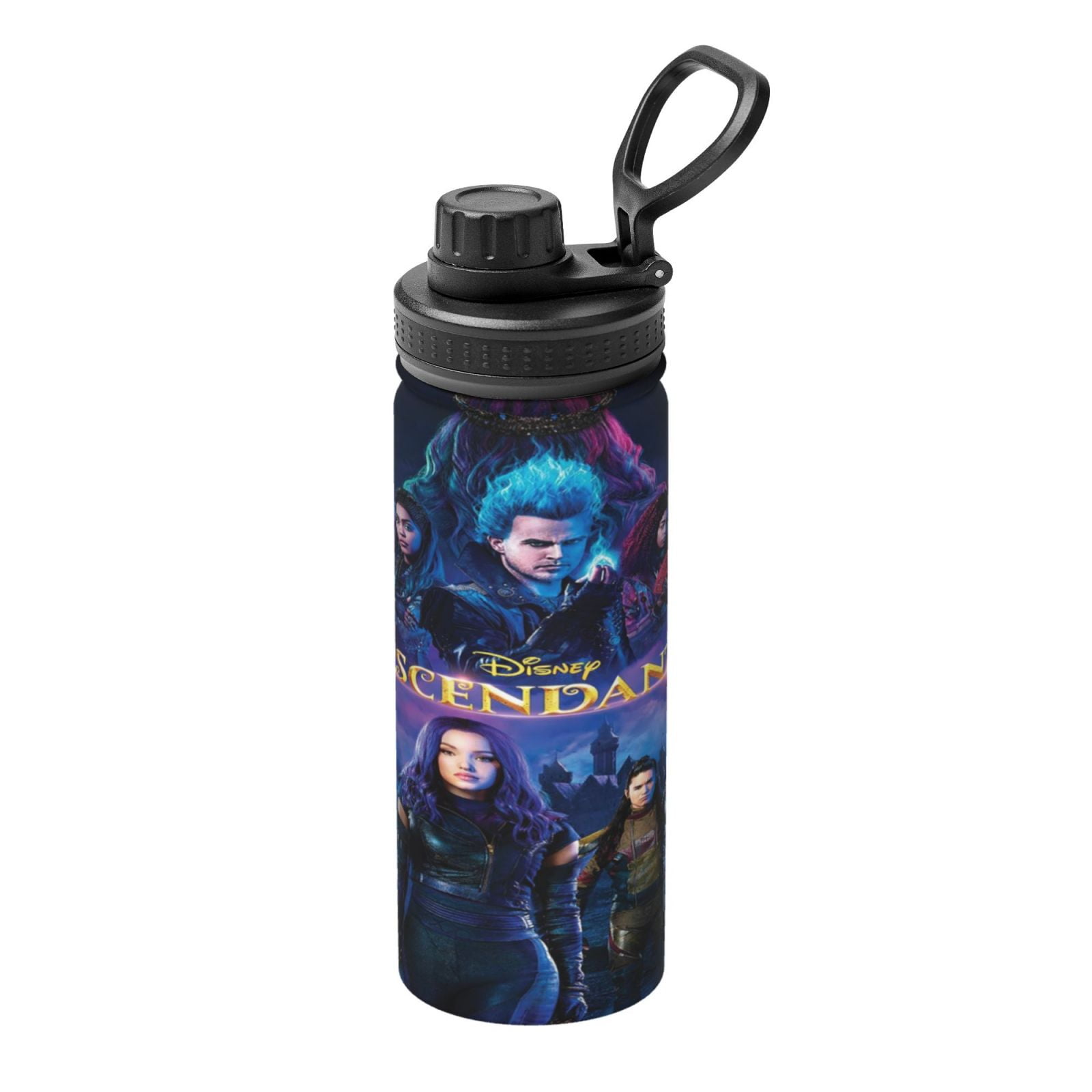 Descendants 18oz Insulated Water Bottle With Handle, Stainless Steel ...