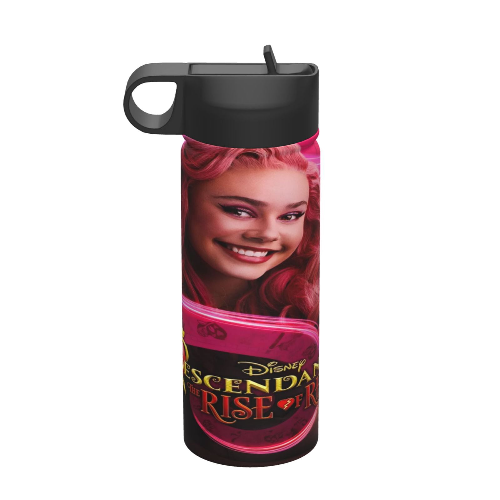 Descendants 18oz Insulated Water Bottle with Handle, Stainless Steel ...
