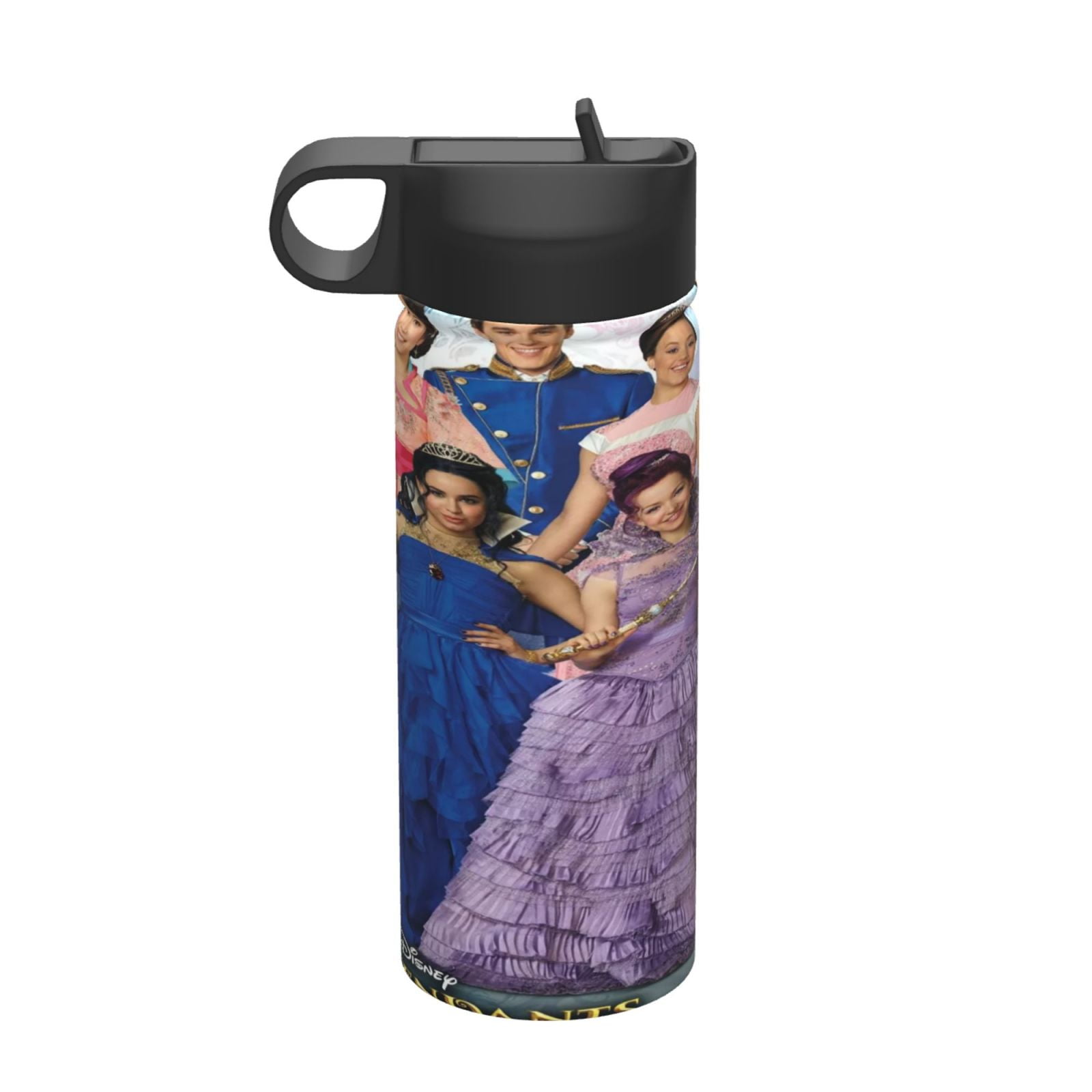 Descendants 18oz Insulated Water Bottle with Handle, Stainless Steel ...