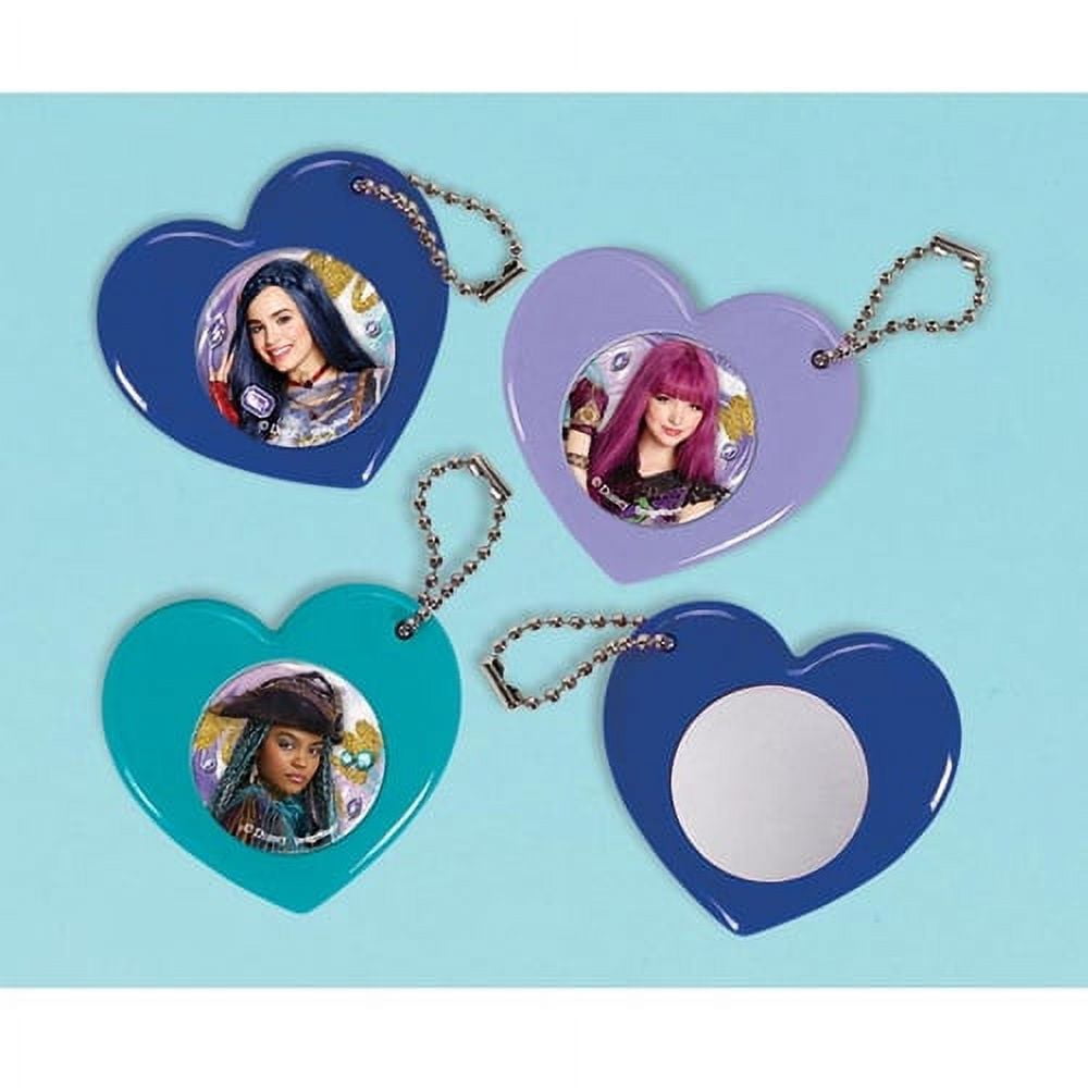Descendants 2 Mirror Keychains / Favors (4ct) - Walmart Business Supplies