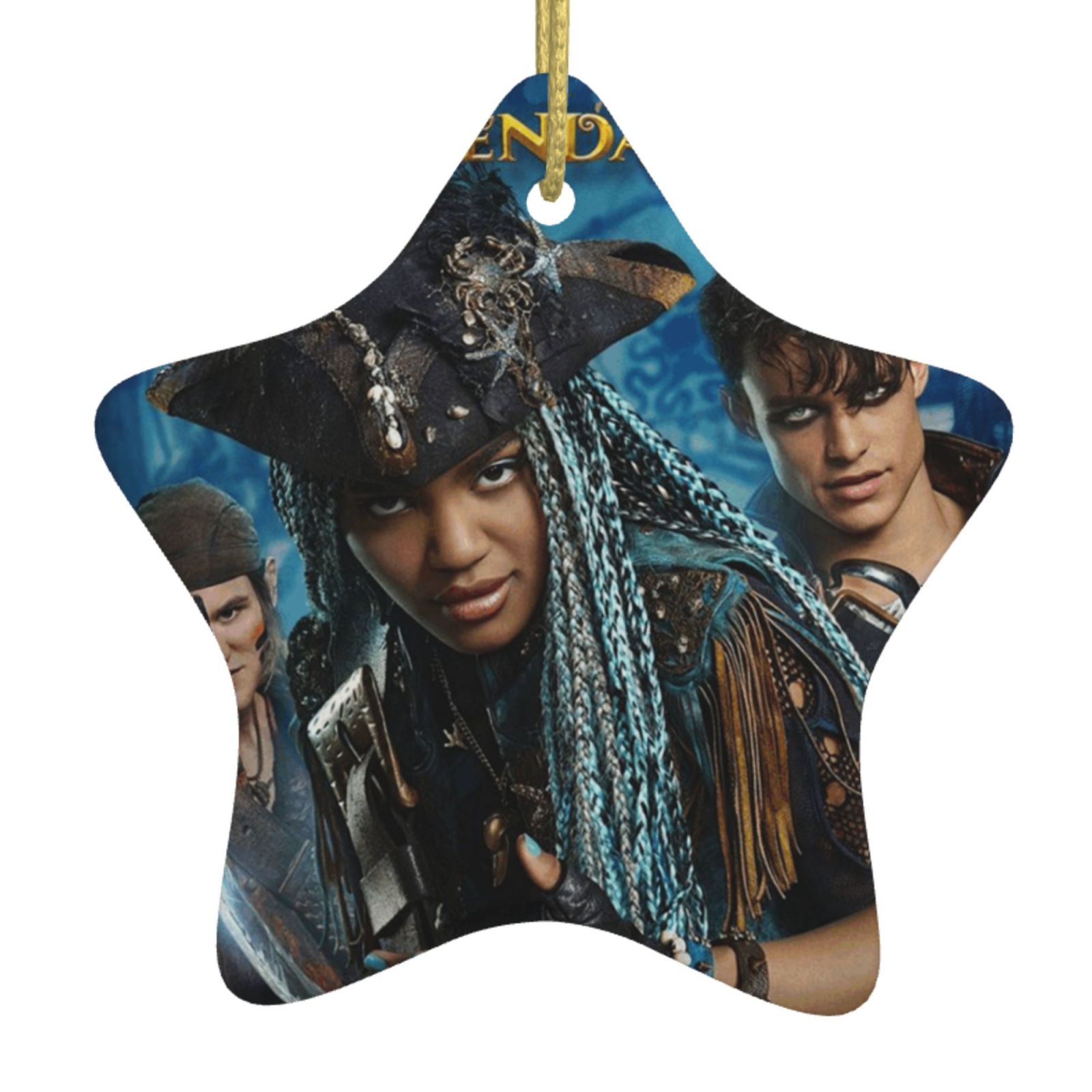 Descendants 2 Movie Christmas Ornaments Ceramic Star Christmas Tree ...
