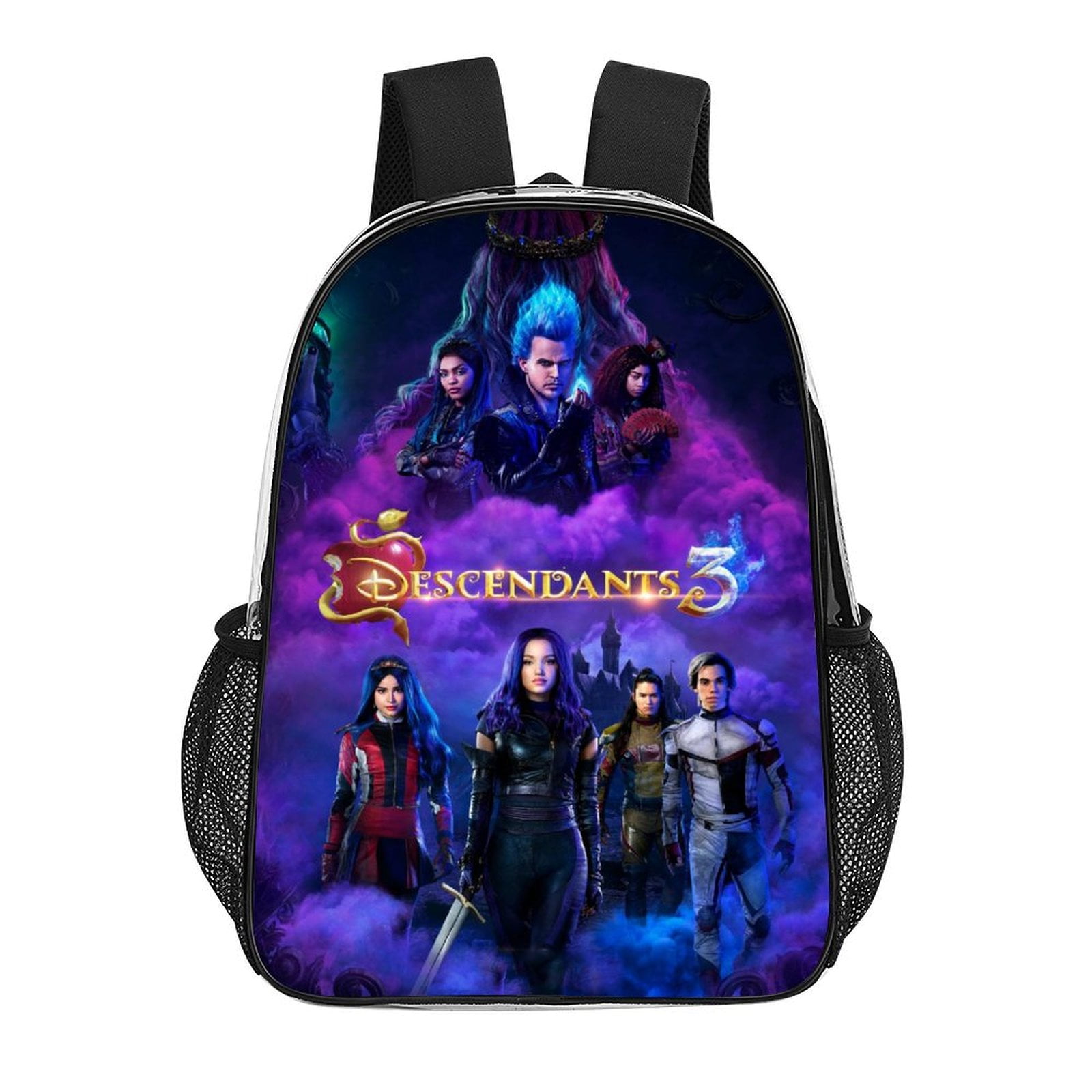 Descendants 3 Movie Clear Backpack 17 Inch Transparent Bag Laptop ...