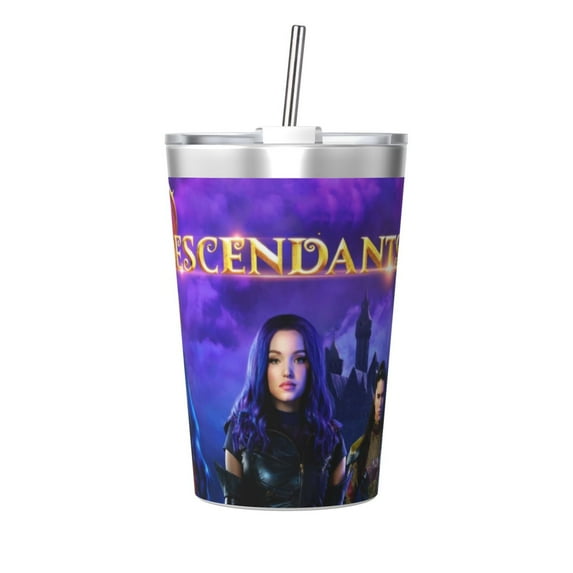 Descendants 3 Movie Thermos Cup Portable Insulated Water Bottles 12OZ ...