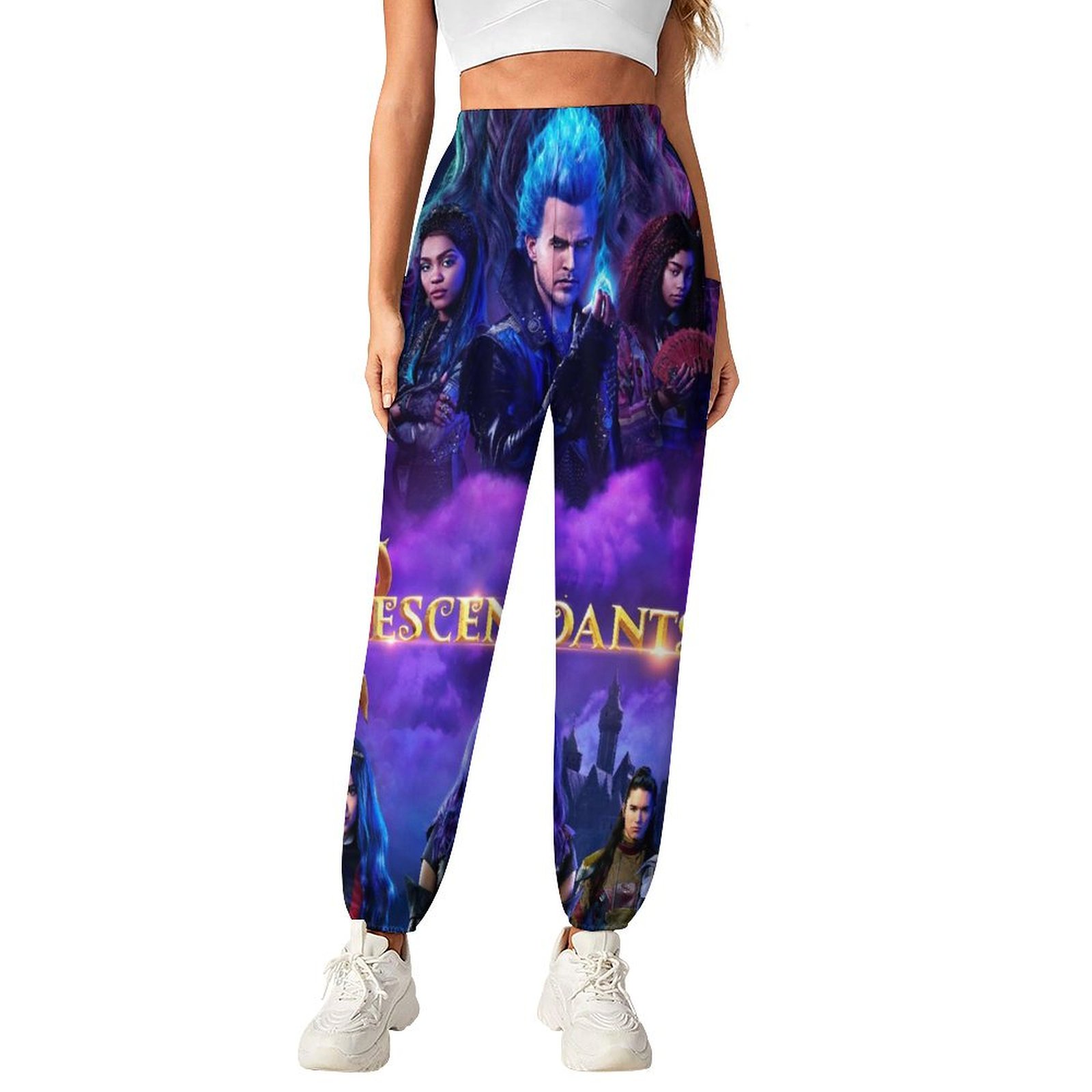 Descendants 3 Movie Women's Yoga Bloomers Pants Running Workout Gym ...