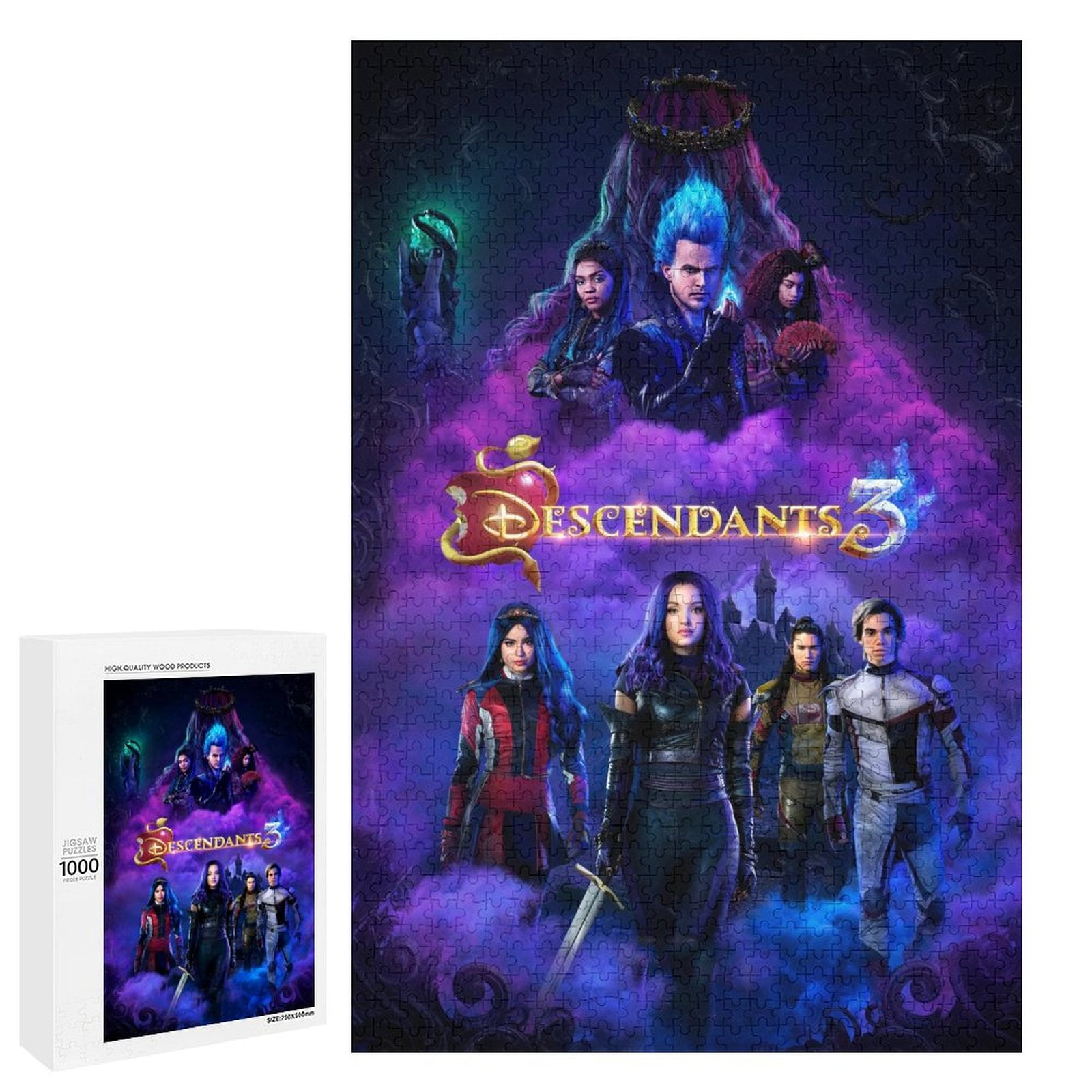 Descendants 3 Movie Wooden Jigsaw Puzzles Accessories Intellectual ...
