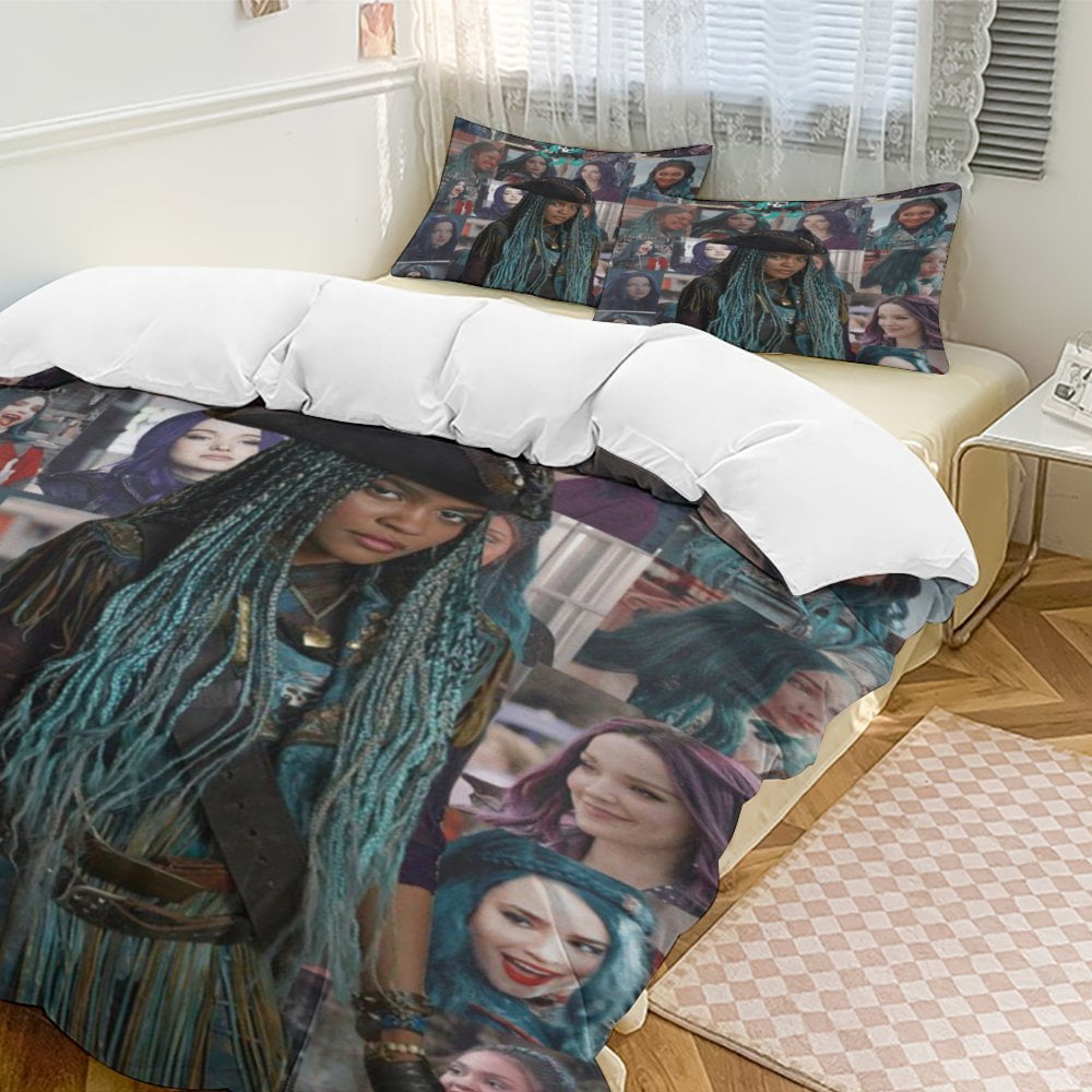 Descendan-t 3 Piece Comforter Bedding 1 Set Super Soft Quilt Cover with ...