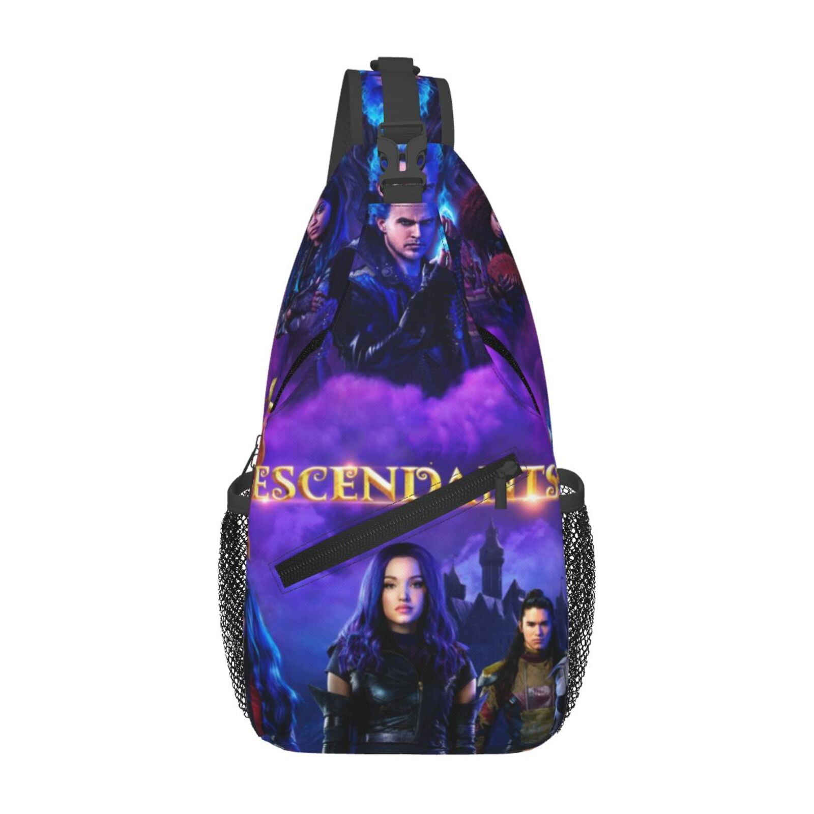 Descendants 3 Poster Sling Bag Casual Shoulder Chest Bags Crossbody ...