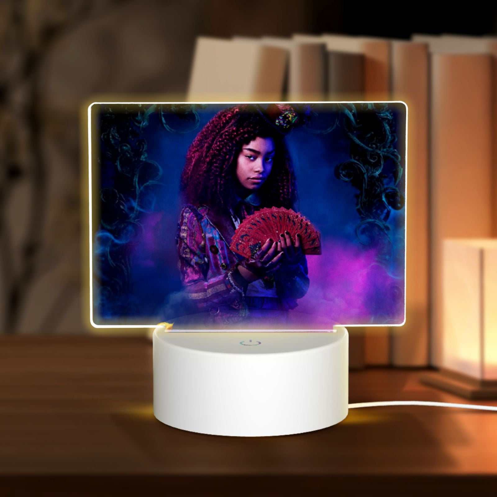 Descendants 3 Rectangular Acrylic Night Light Adjustable 3 Light Modes ...