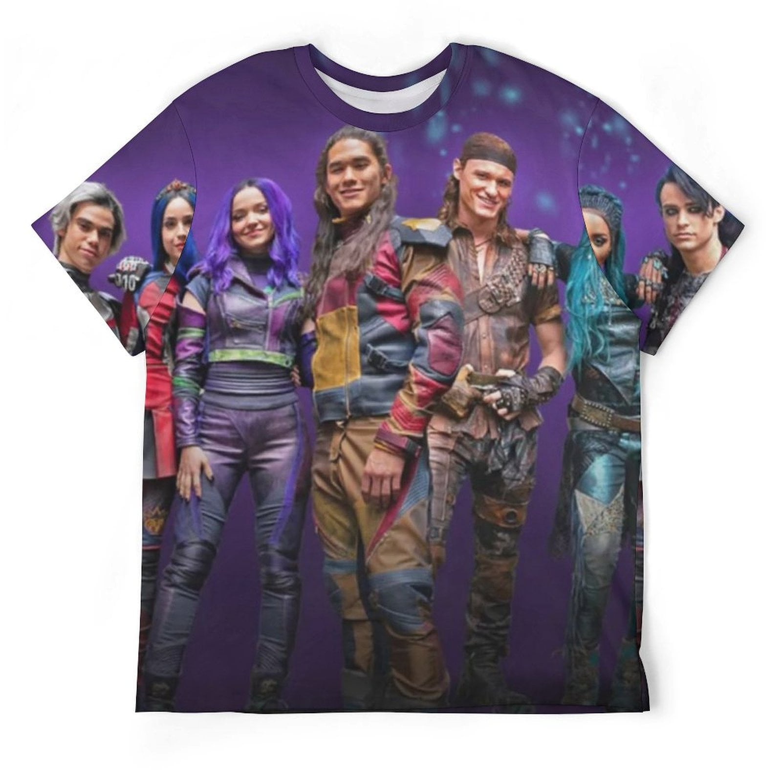 Descendants 3 Unisex Short Sleeve T Shirt Daily Novelty 3D Printed T ...