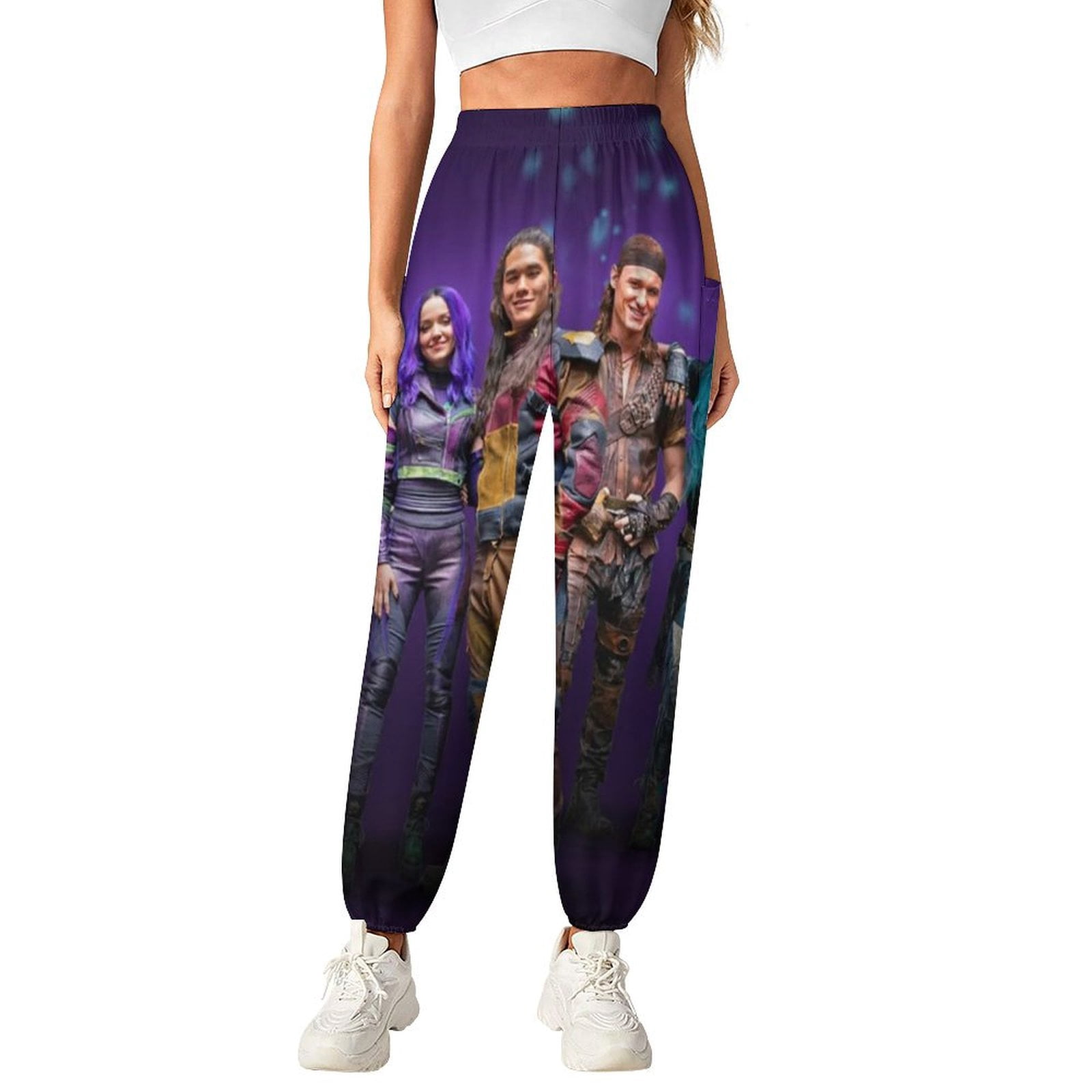 Descendants 3 Women's Yoga Bloomers Pants Running Workout Gym Joggers ...