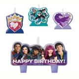 Descendants 4 Birthday Candles Pack - Walmart.com
