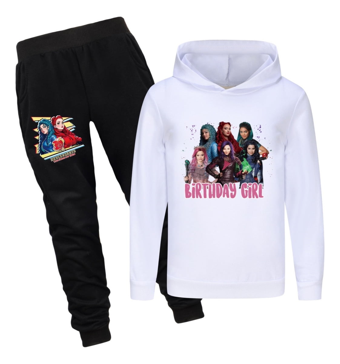 Descendants 4 Girls Hoodie Outfit Set – The Rise of Red Princess Red ...