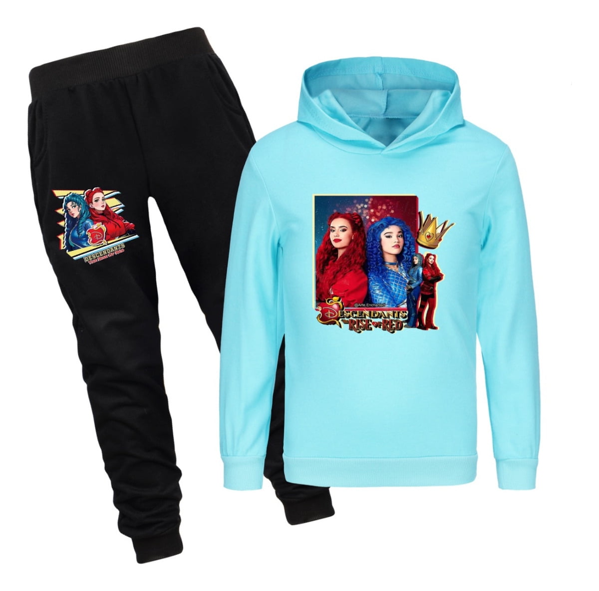 Descendants 4 Girls Hoodie Set – The Rise of Red Princess Red 2-Piece ...