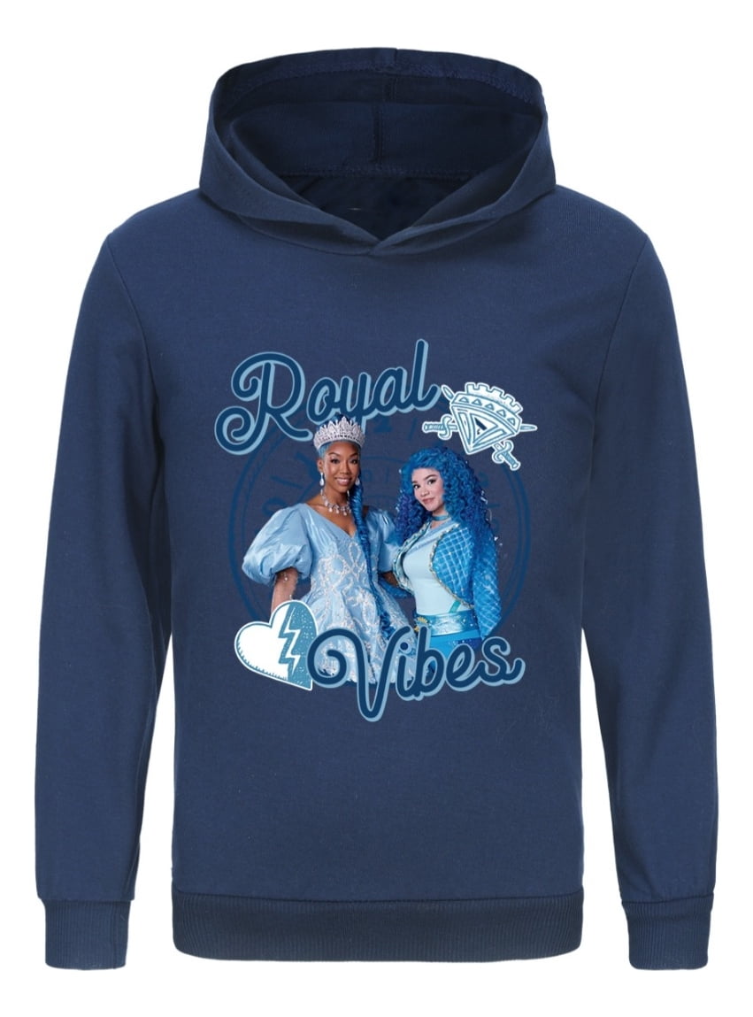 Descendants 4 Kids Hoodie - Royal Vibes Princess Red & Chloe Charming ...