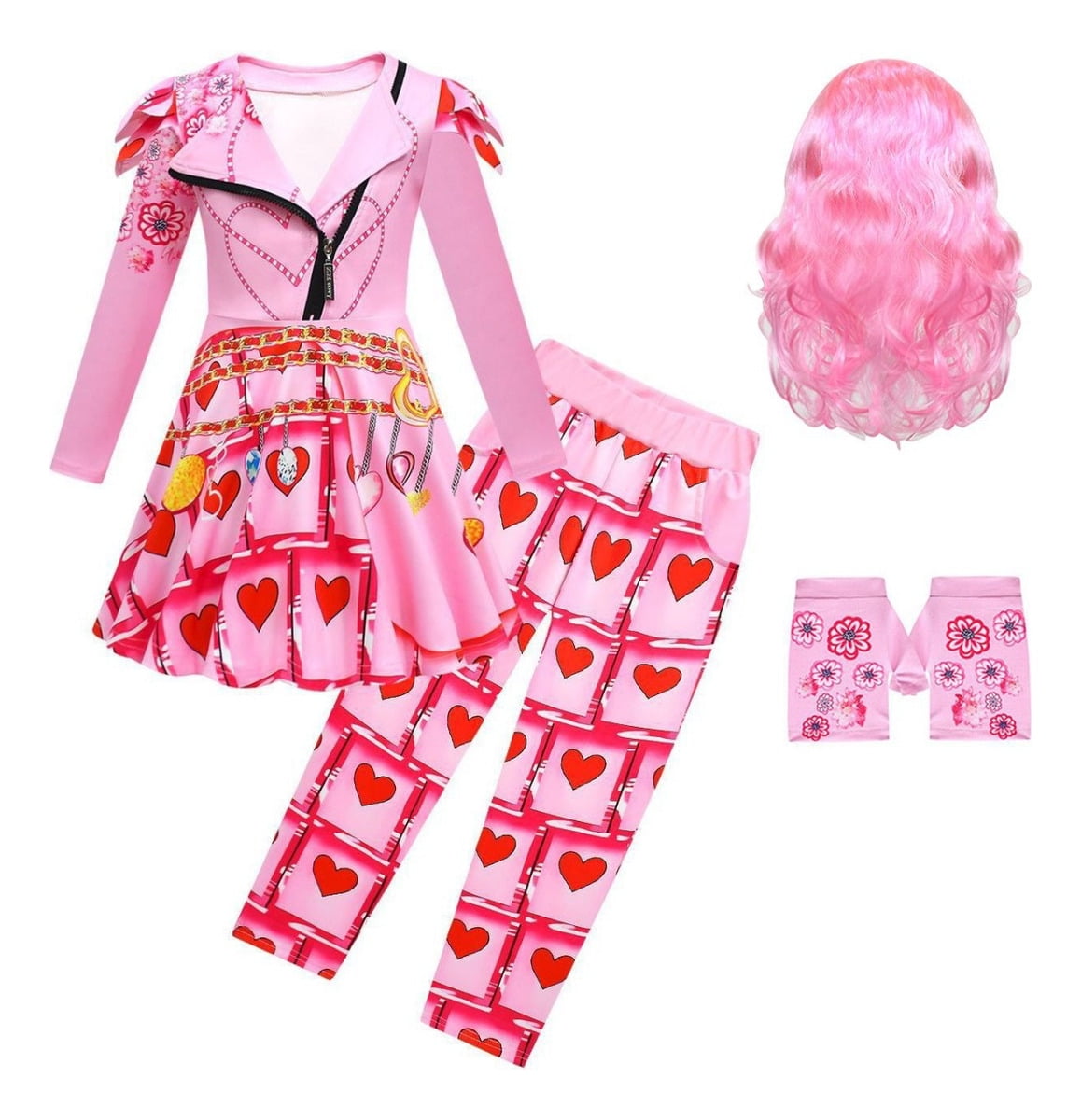 Descendants 4 The Rise of Red Chloe Charming Pink Princess Cosplay ...