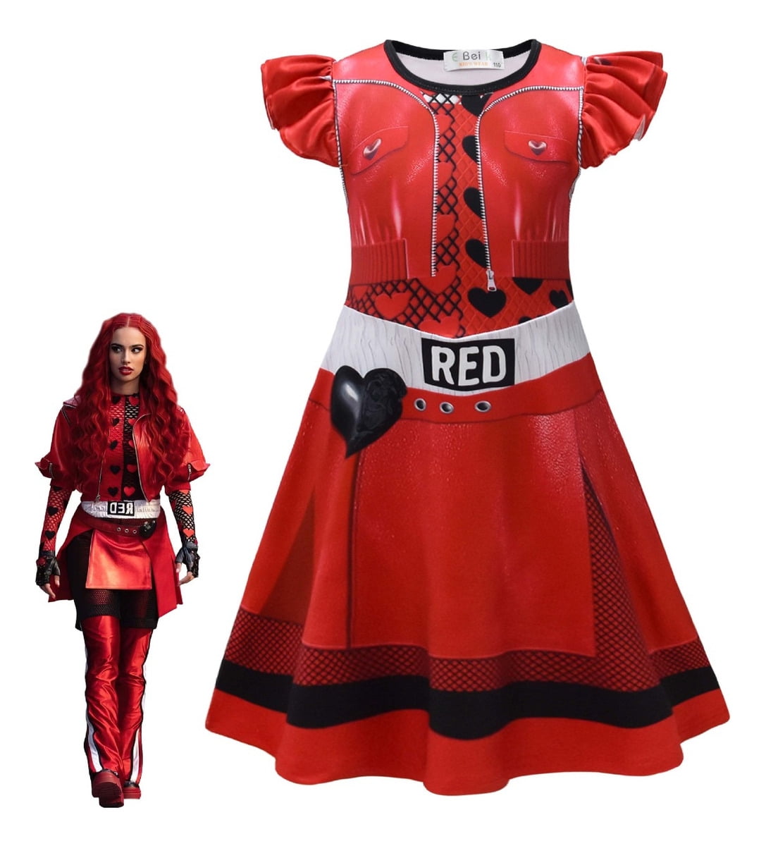 Descendants 4 The Rise of Red Princess Girls A-line Dresses | Kids ...