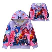Kids Descendants 4 Hoodie - The Rise of Red Princess Zip-Up Jacket ...