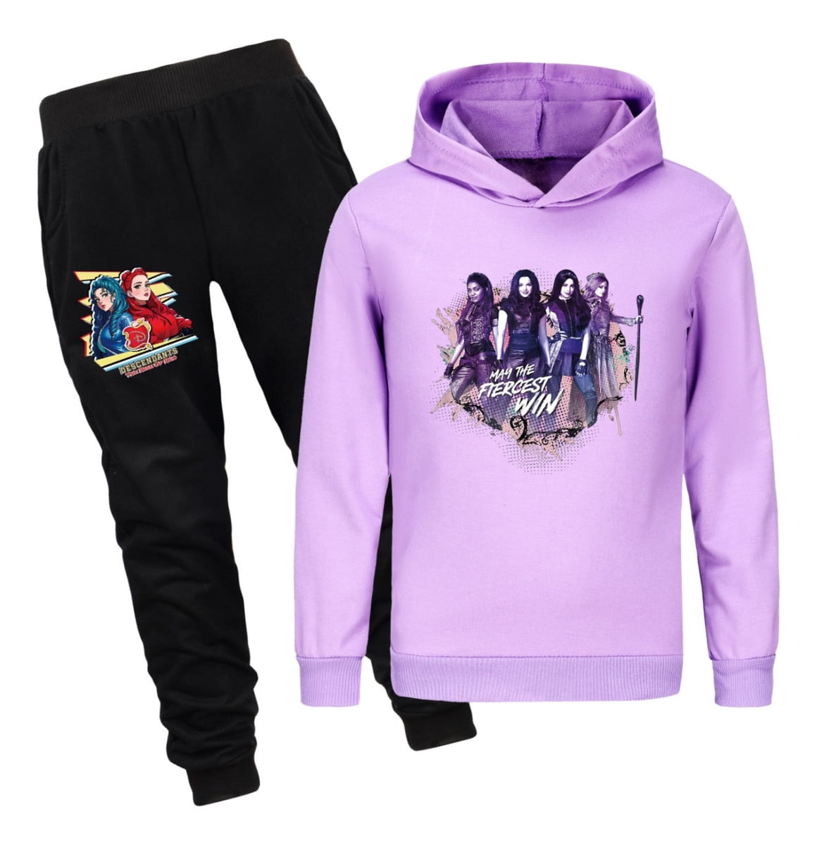 Descendants 4 The Rise of Red Princess Red Hoodie Outfit Set ...