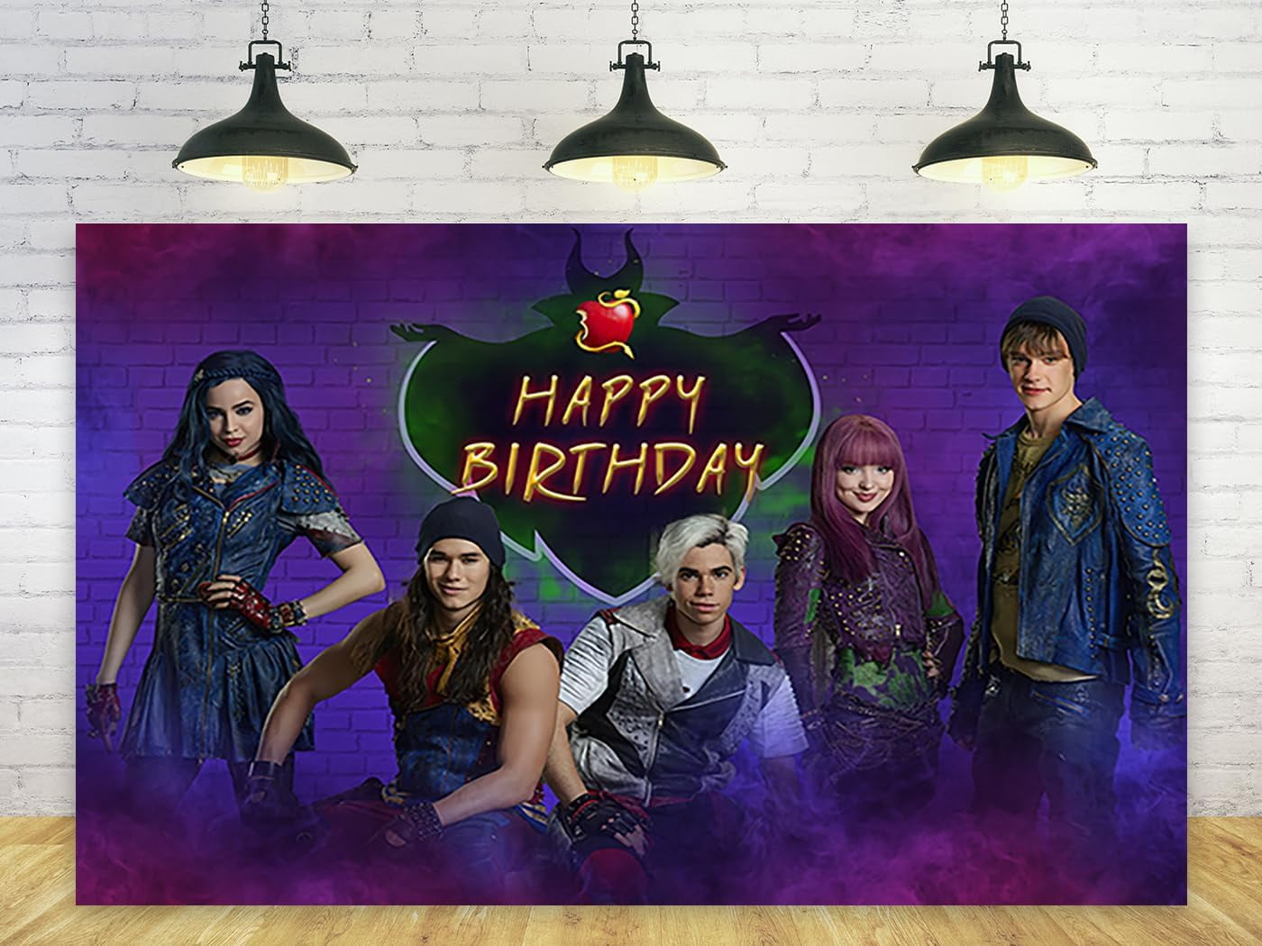 Descendants Backdrop for Birthday Party Decorations Bbay Shower ...