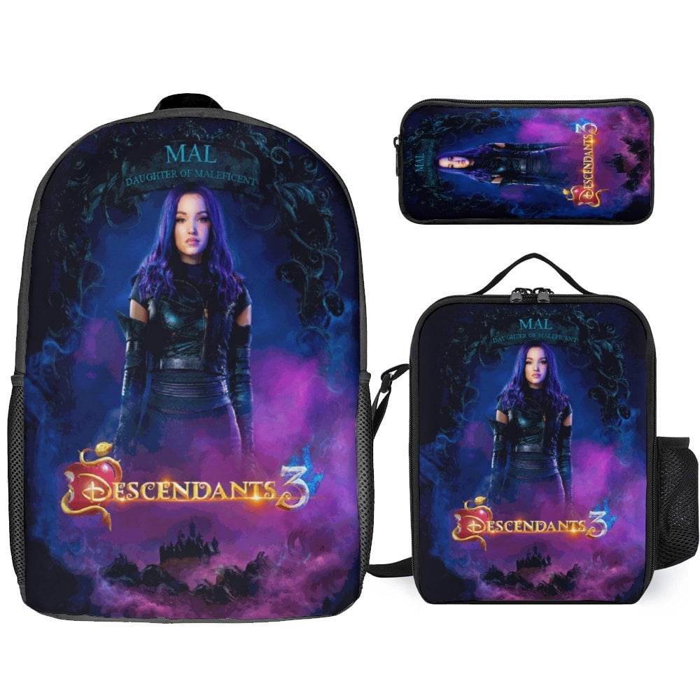 Descen-Dant Backpacks Set Casual Laptop Backpack with Insulated Lunch ...