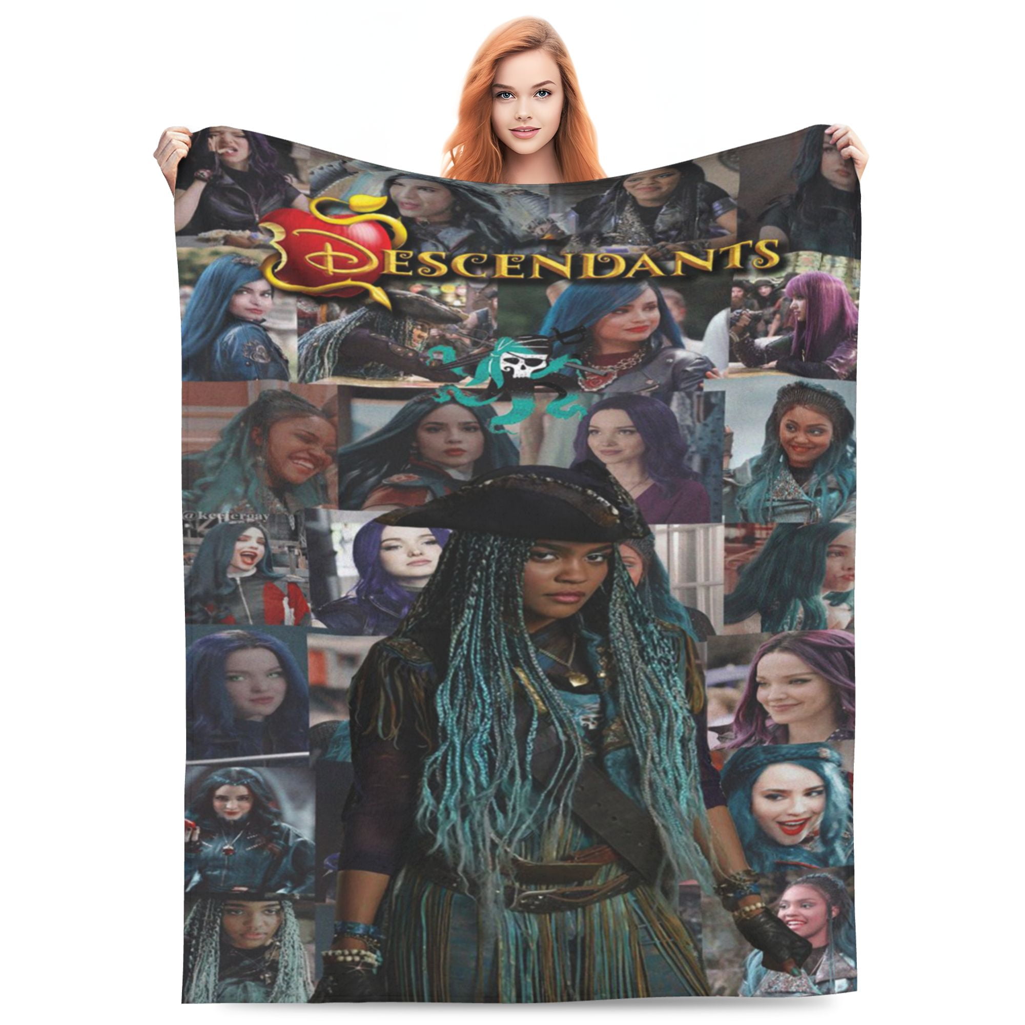 Descendan-t Bed Blanket 3D Printed Throw Blanket Lightweight Super Soft ...