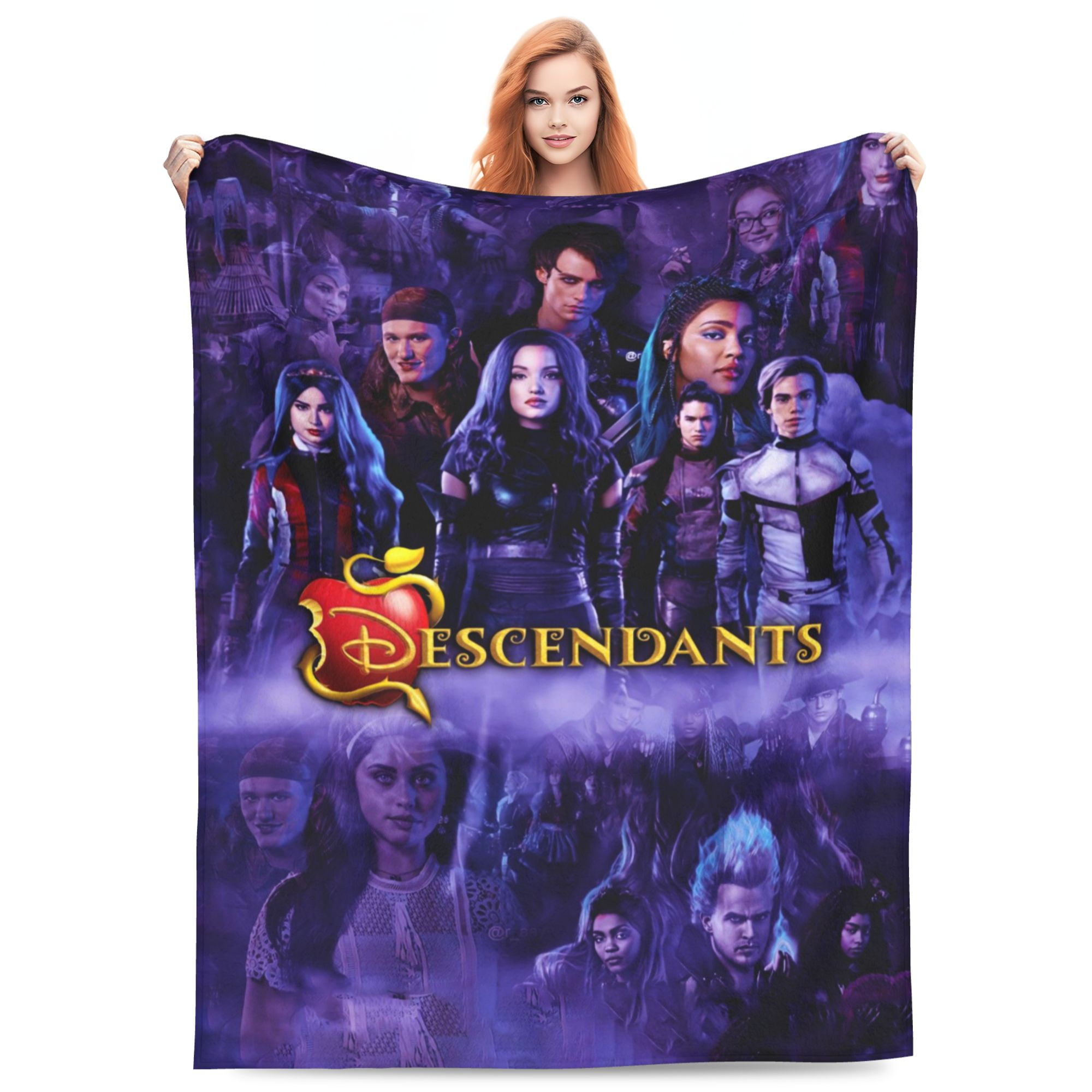 Descendan-t Bed Blanket 3D Printed Throw Blanket Lightweight Super Soft ...