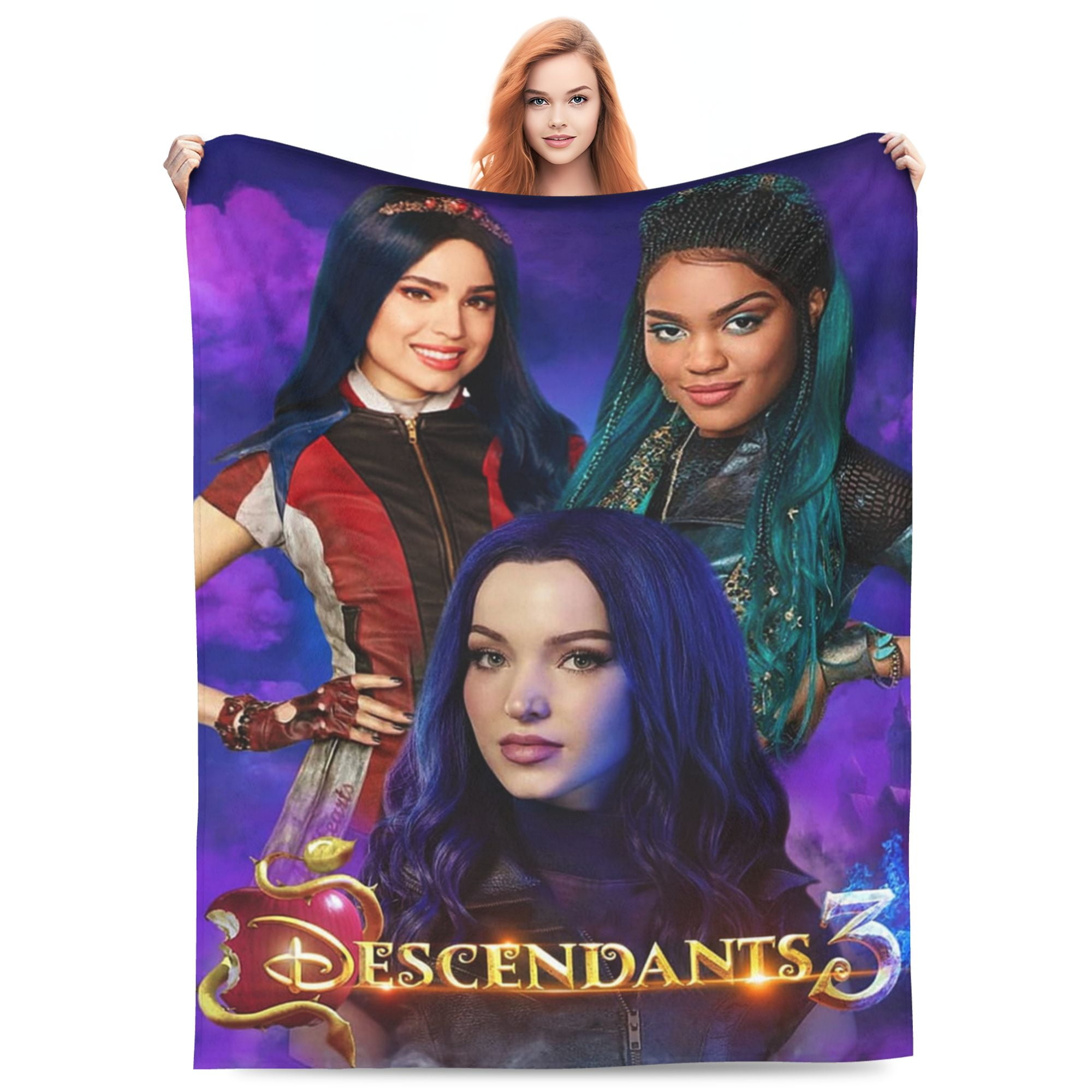 Descendan-t Bed Blanket 3D Printed Throw Blanket Lightweight Super Soft ...