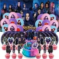 Descendants Birthday Party Supplies Balloons Paper Plates Decoration ...