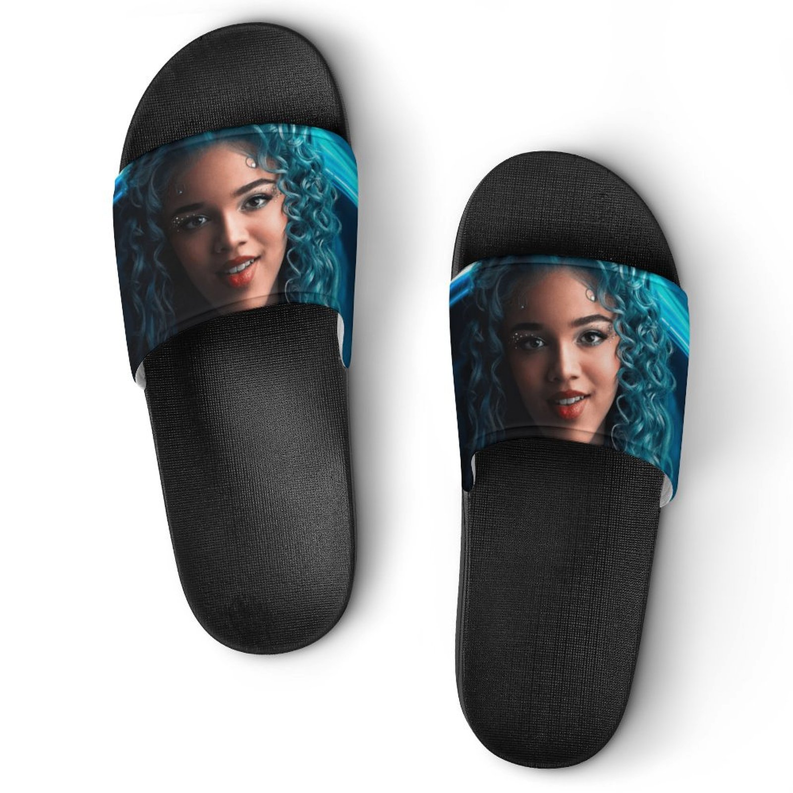 Descendants Boys Slide Sandals, Comfort Casual Pool Slide Outdoor, Slip ...