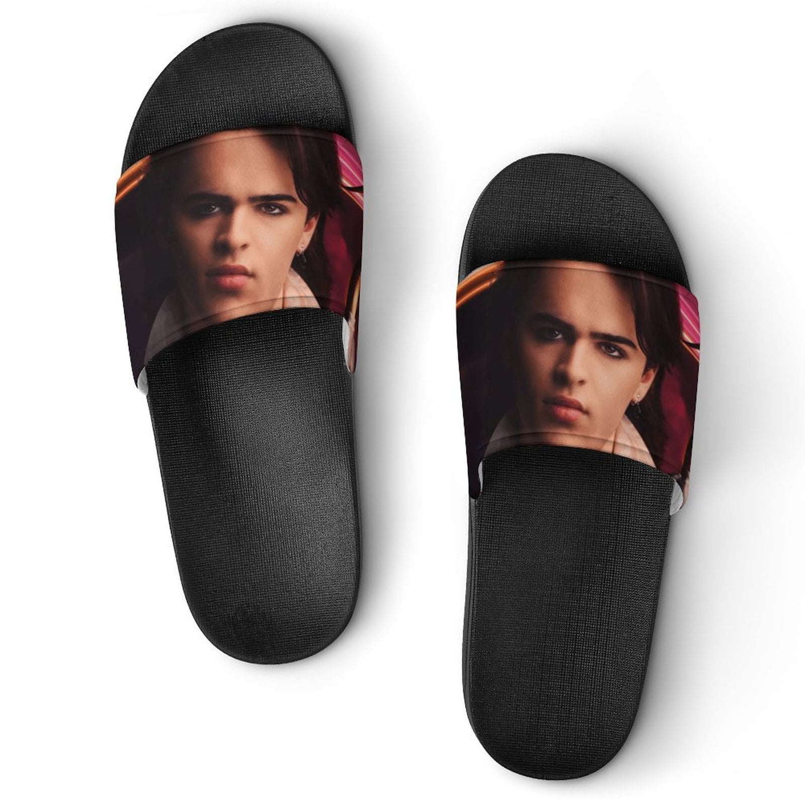 Descendants Boys Slide Sandals, Comfort Casual Pool Slide Outdoor, Slip ...