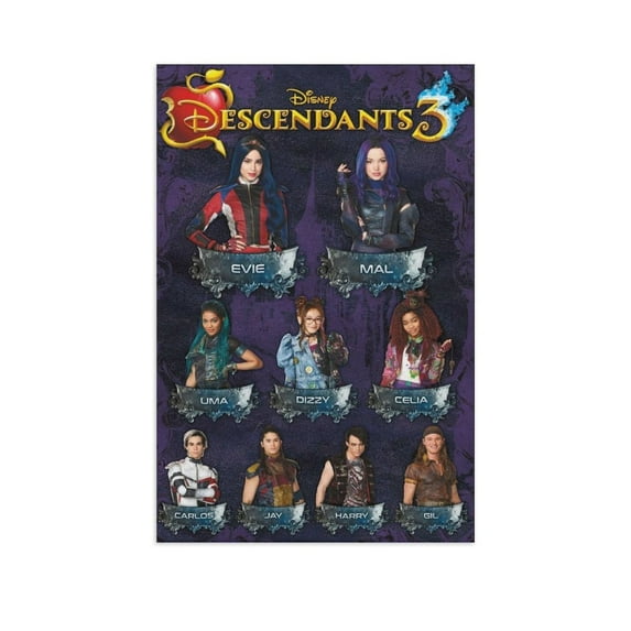 Descendants Canvas Wall Art Painting Artwork Picutures Wall Decor for ...