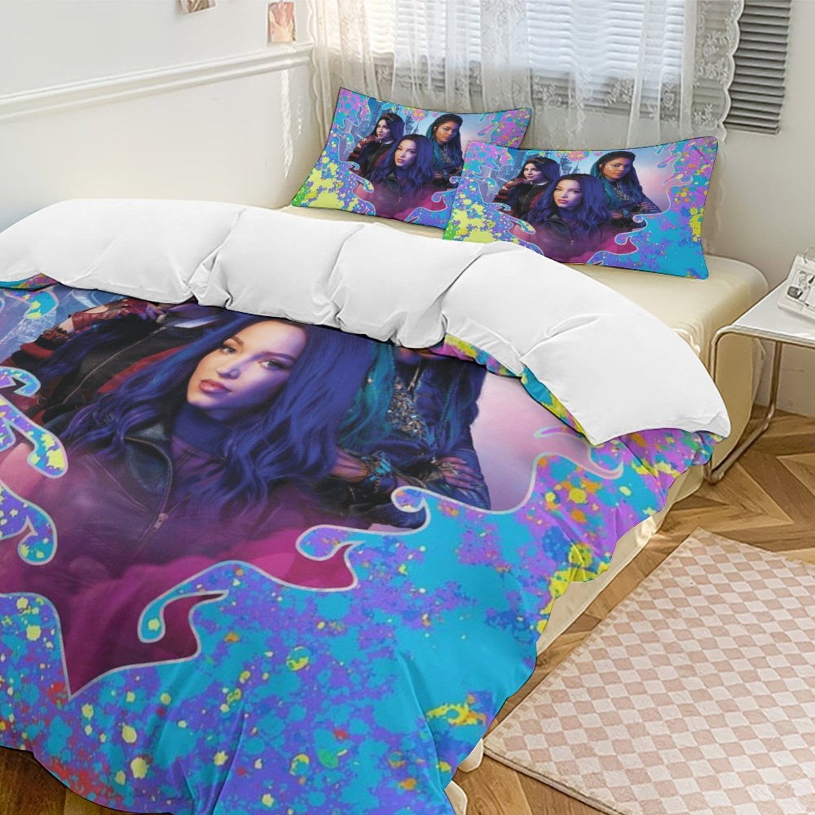 Descendants Characters 3 Pieces Bedding Set Soft Comforter Sets ...