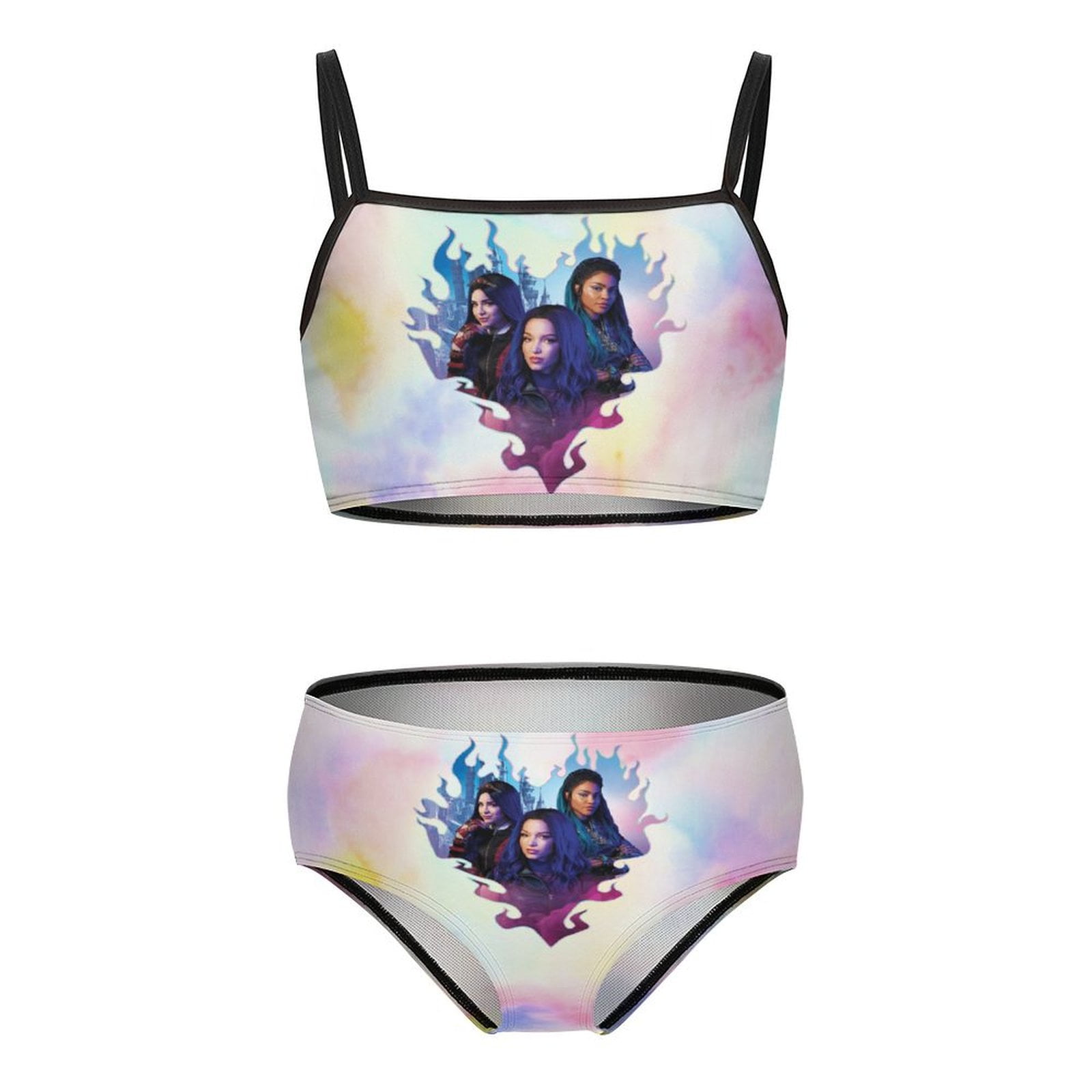 Descendants Characters Children's Swimsuit Girls Swimwear 2 Piece ...