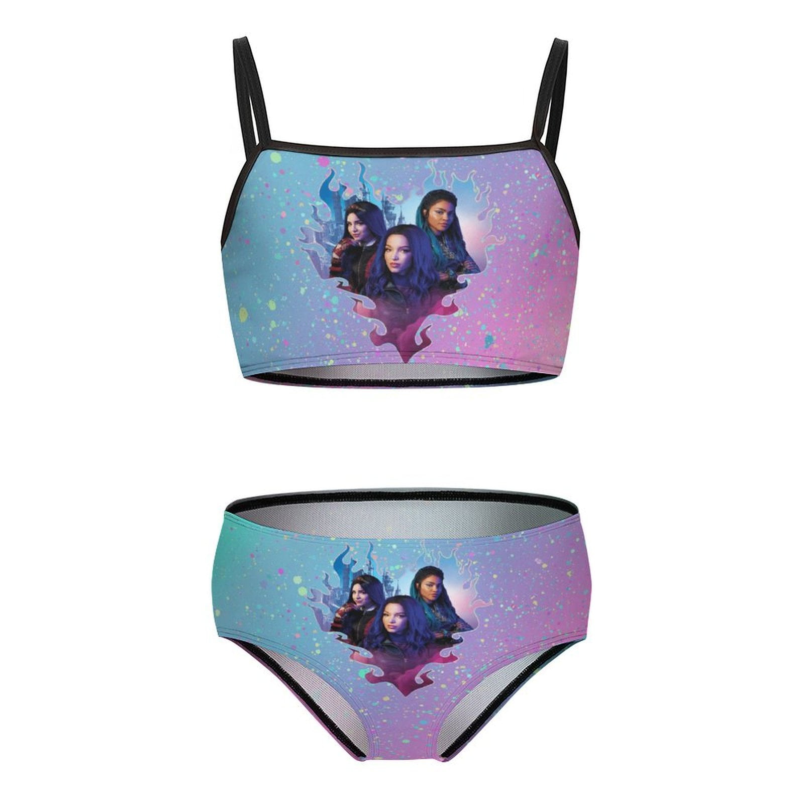 Descendants Characters Children's Swimsuit Girls Swimwear 2 Piece ...