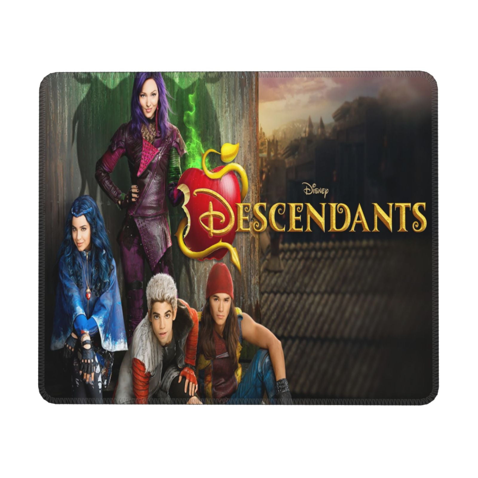 Descendants Desk Mat, Gaming Mouse Pad Mat with Non-Slip Base Stitched ...