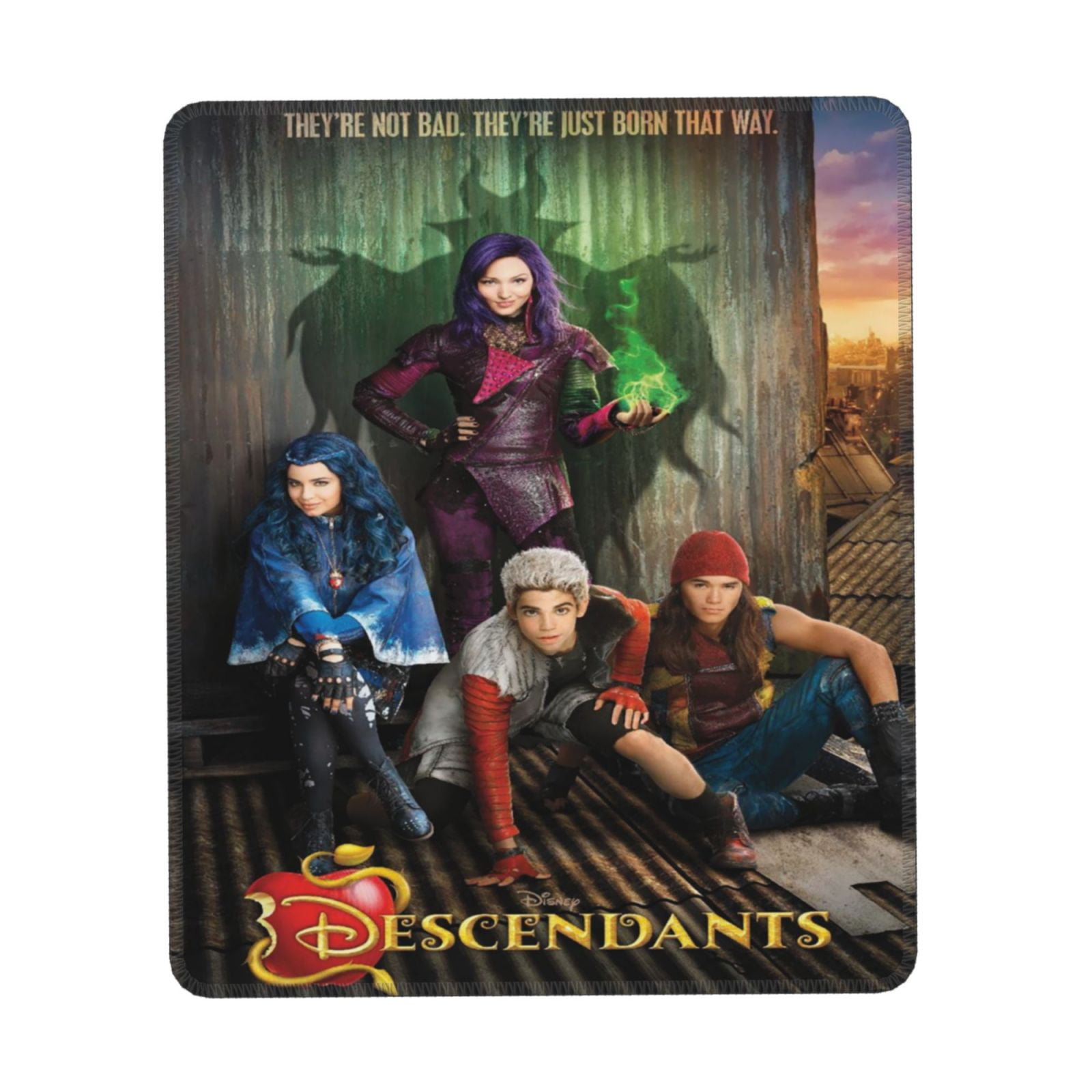 Descendants Desk Mat, Gaming Mouse Pad Mat with Non-Slip Base Stitched ...