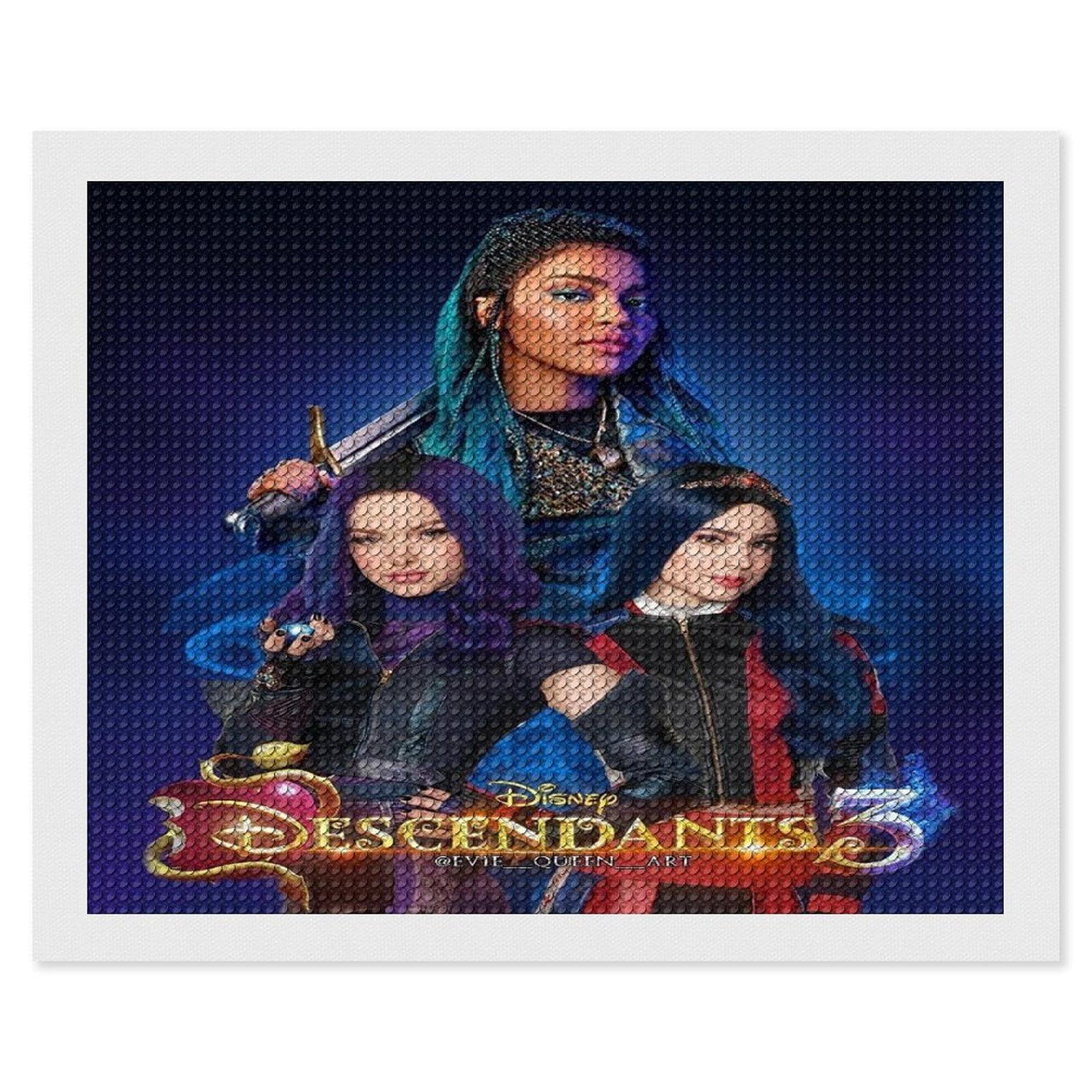 Descendants Diamond Art Kits for Adults 5D Diamond Art Kit Paint by ...