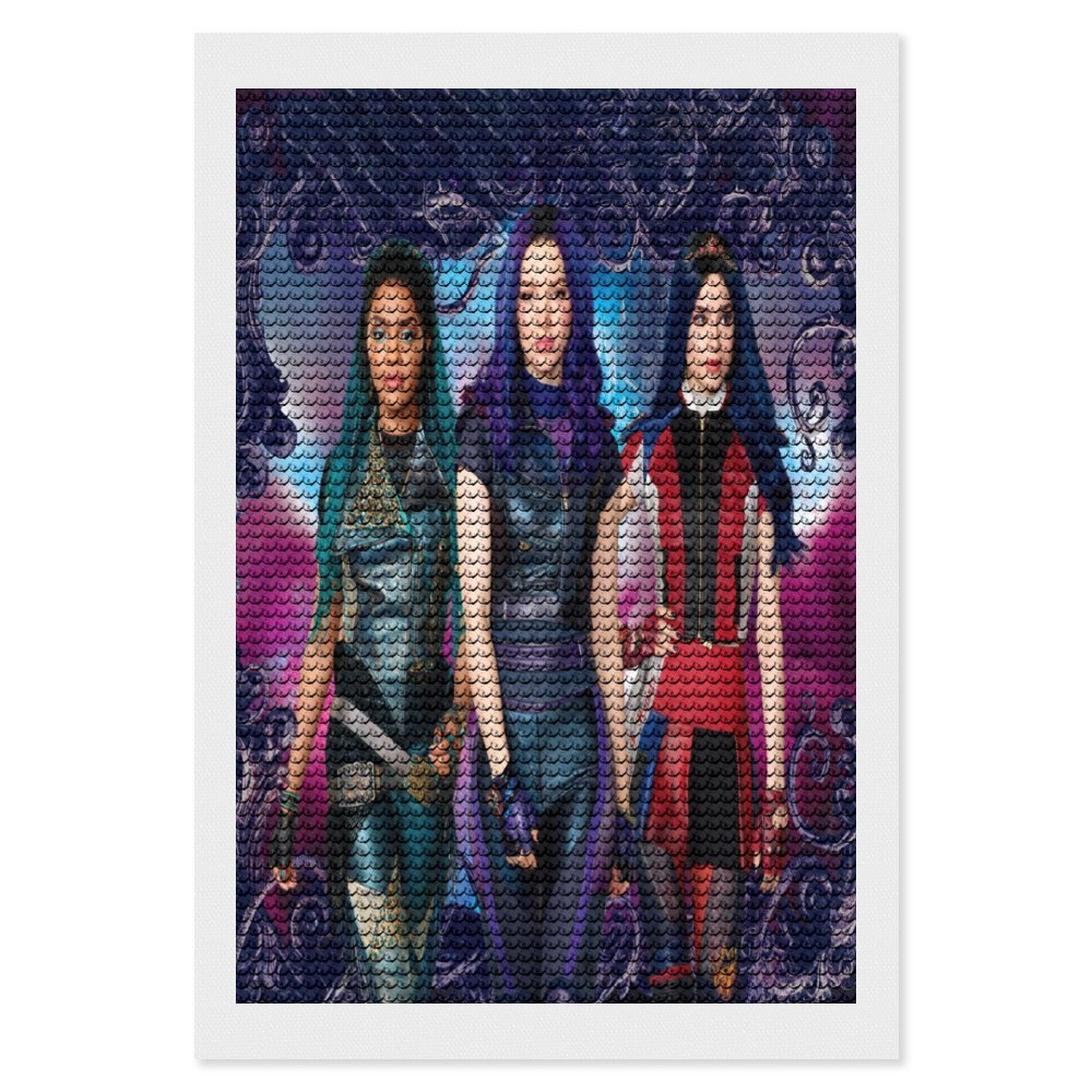 Descendan-t Diamond Art Kits DIY 5D Anime Painting by Number Kits Full ...