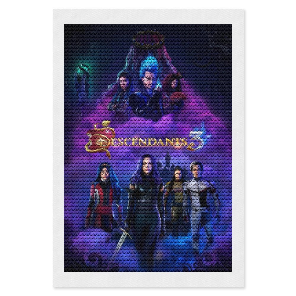 Descendants Diamond Art Kits DIY 5D Anime Painting by Number Kits Full ...