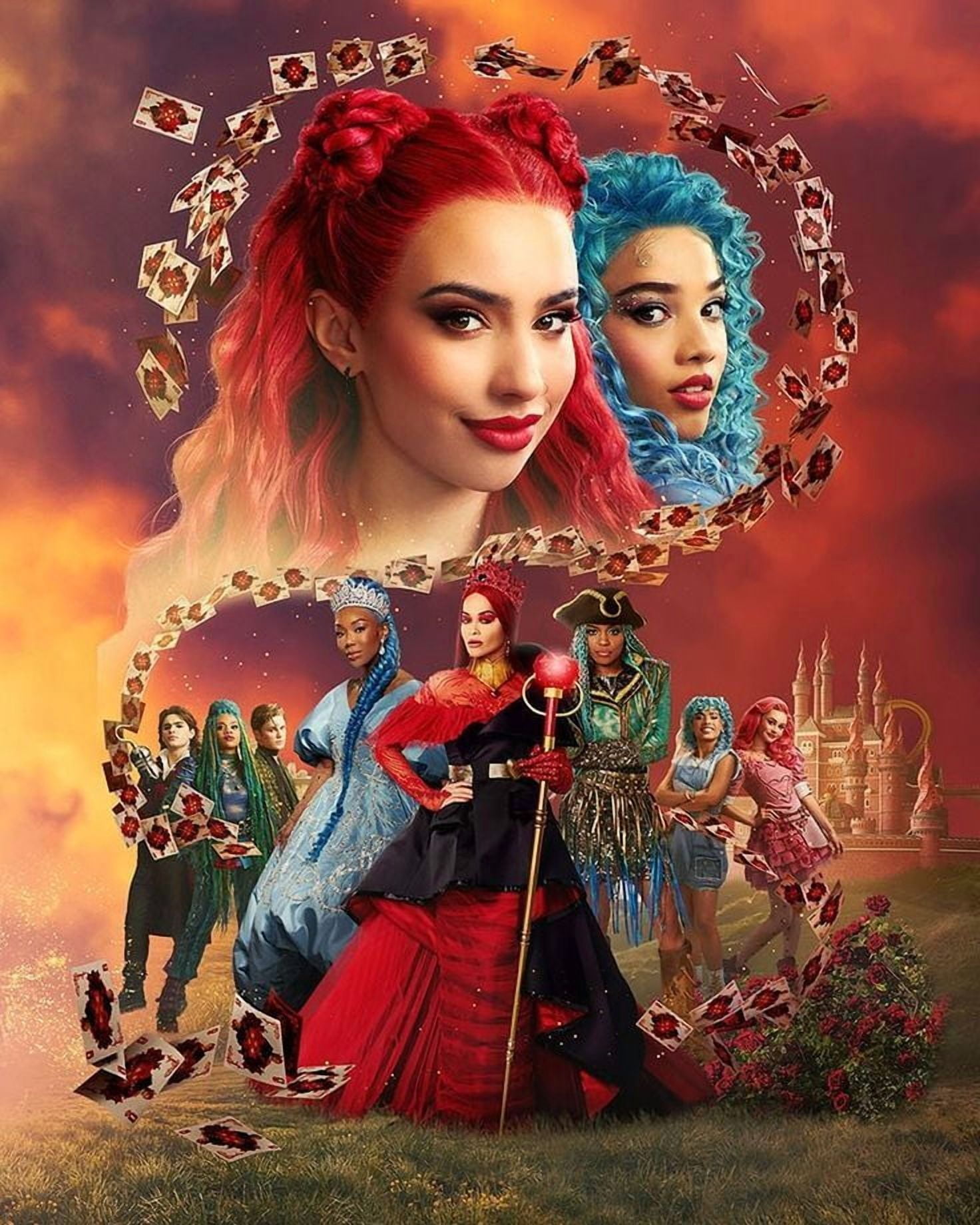 Descendants Diamond Painting Kits for Adults, Princess DIY 5D Diamond ...