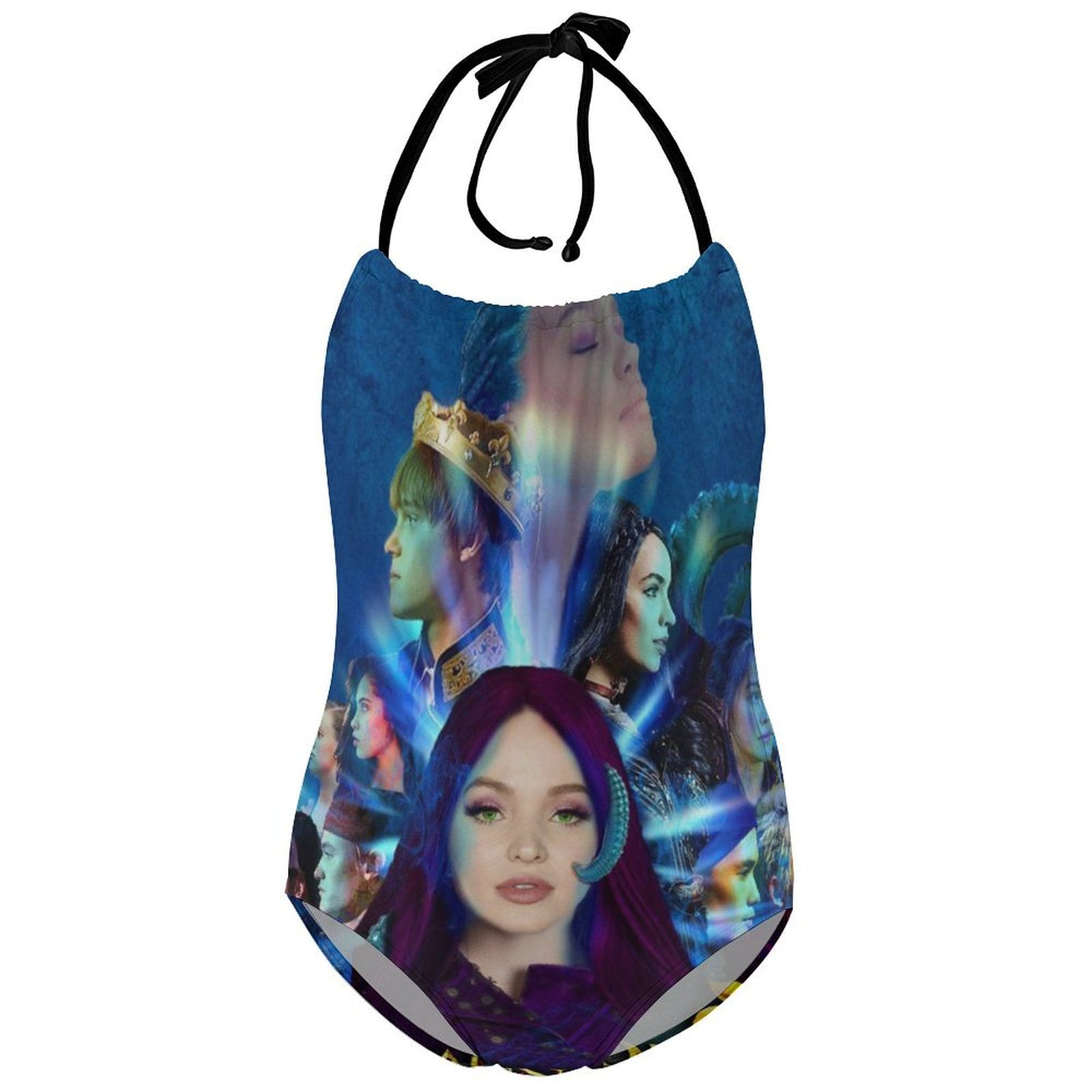 Descendants Fantasy Movie Girl's Swimsuit One-piece Summer Hawaii Beach ...