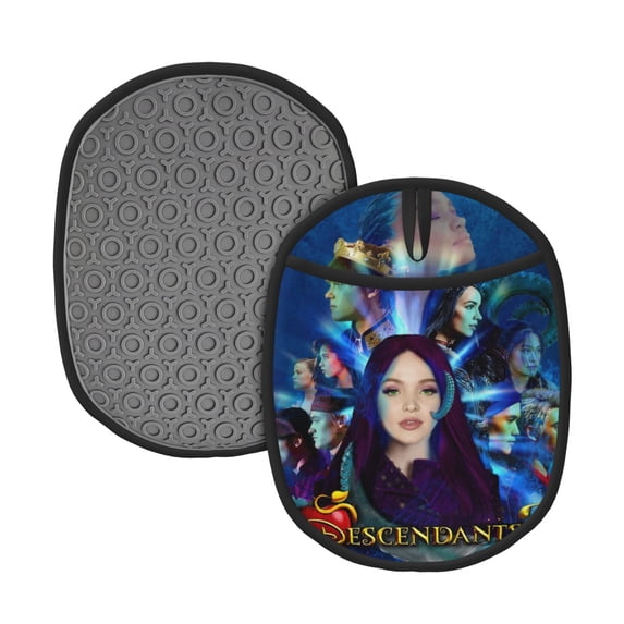 Descendants Fantasy Movie Silicone Pot Mat Mitten Oven Mitts Pot Holder ...