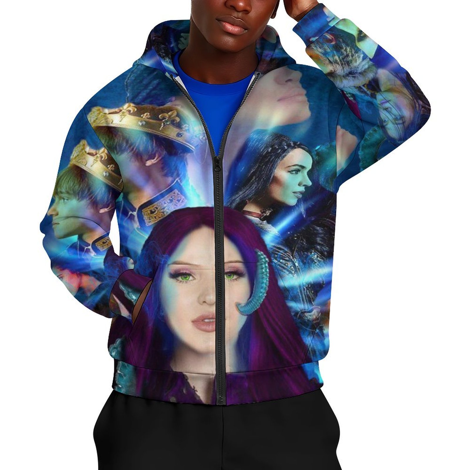 Descendants Fantasy Movie Teen Sweatshirts Zipper Hoodies Coat Jacket ...