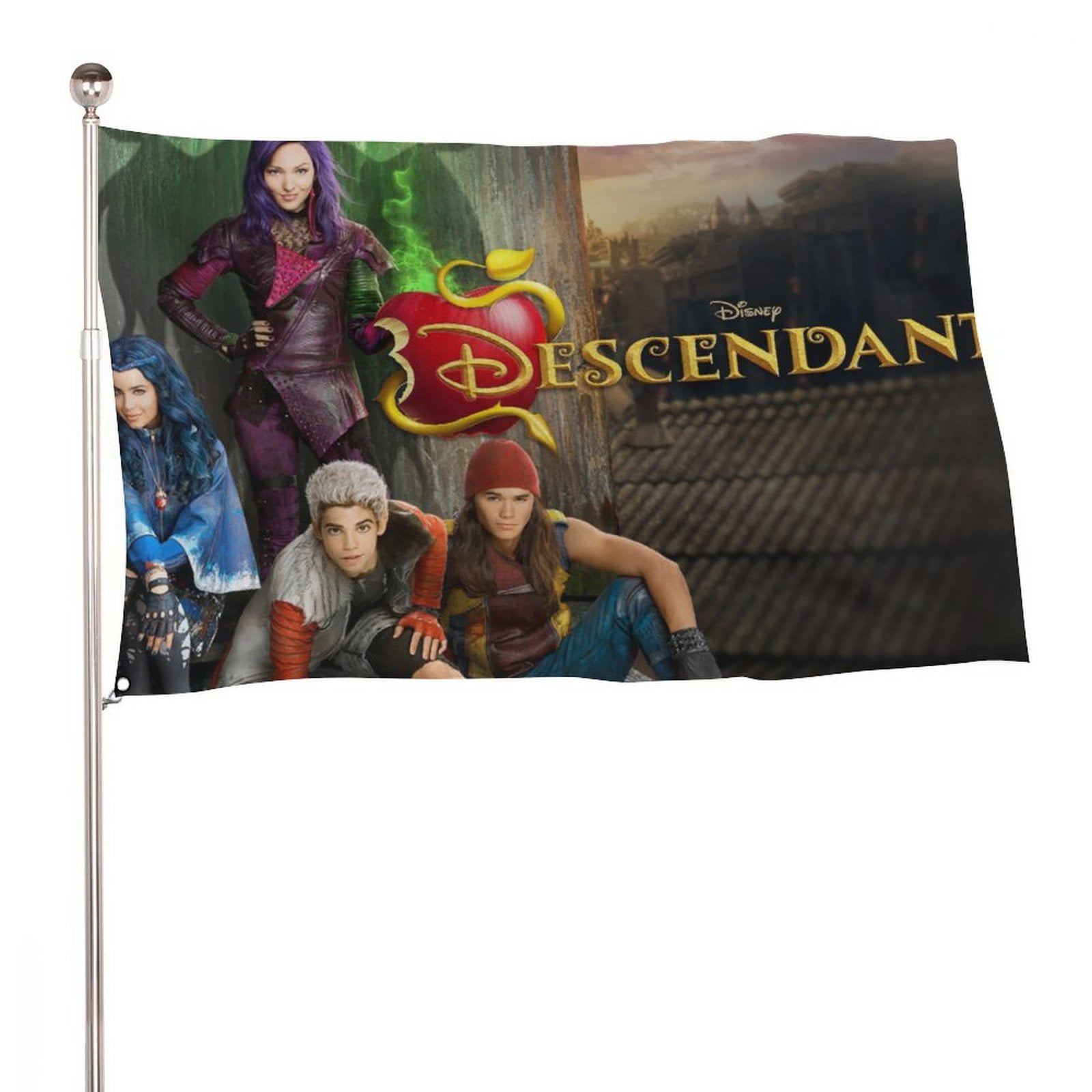 Descendants Garden Banner - Double-Sided House Outdoor Flag for Yard ...