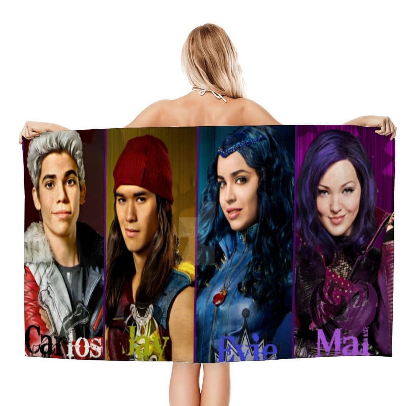 Descendants Gifts Beach Towel for Women Girl Or Boy Birthday Inspired ...
