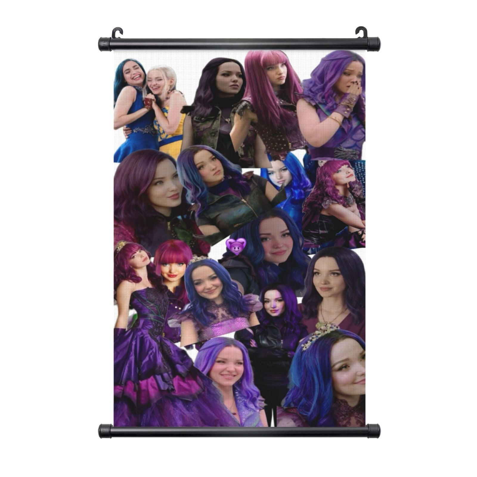 Descendants Hanging Poster, Black Plastic Shaft Wall Hanging Posters ...