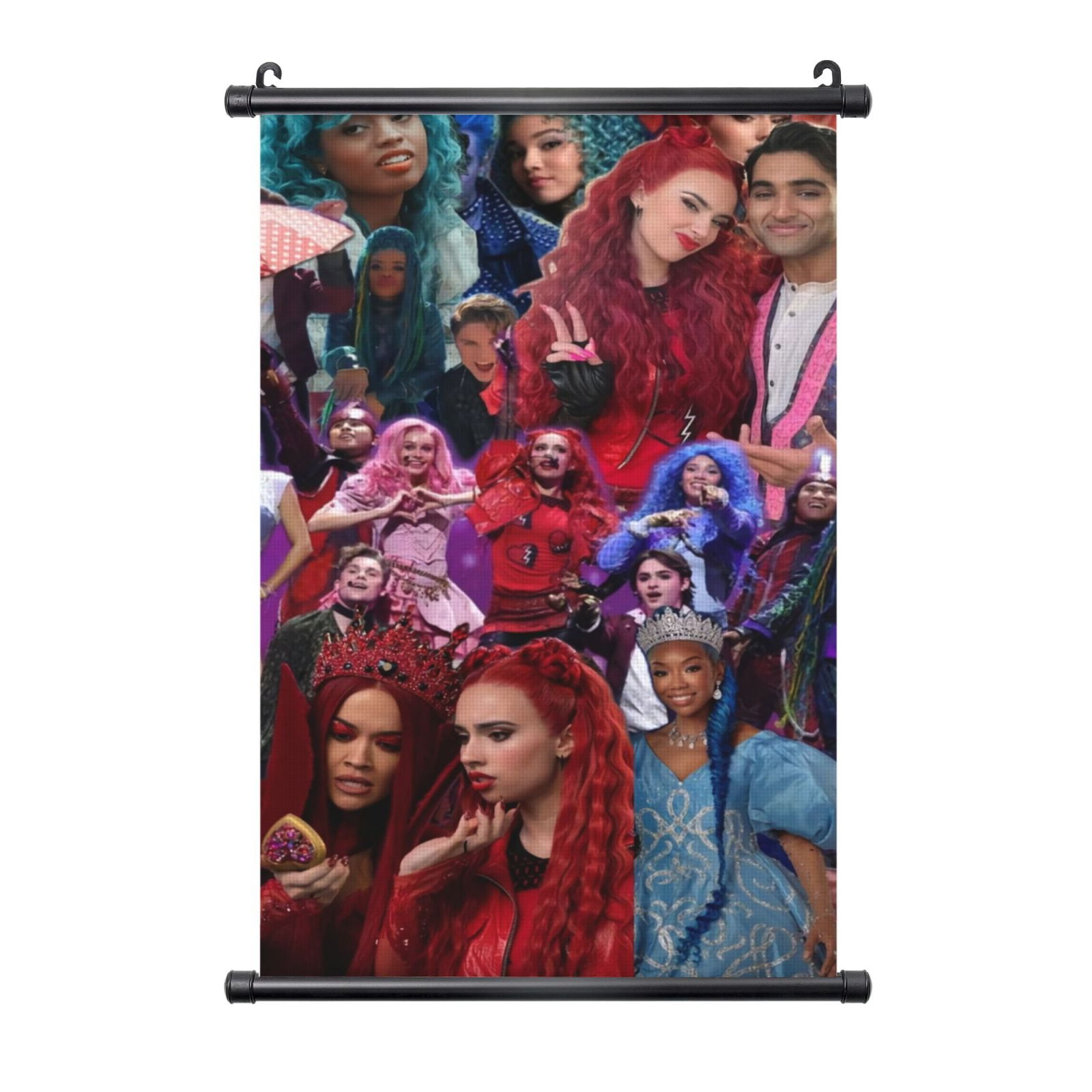 Descendants Hanging Poster, Black Plastic Shaft Wall Hanging Posters ...