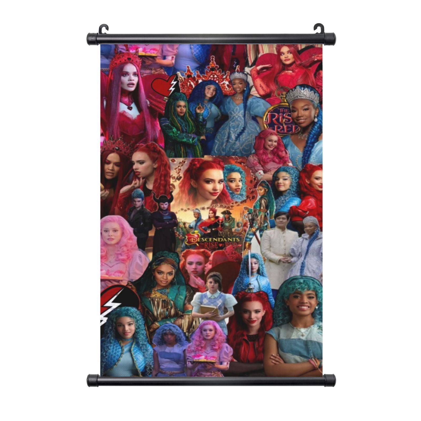 Descendants Hanging Poster, Black Plastic Shaft Wall Hanging Posters ...